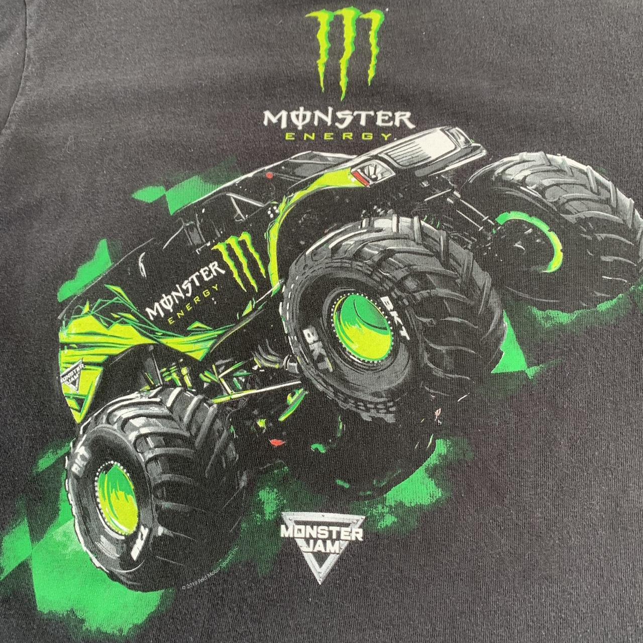 Monster Energy Monster Jam T-shirt a size... - Depop