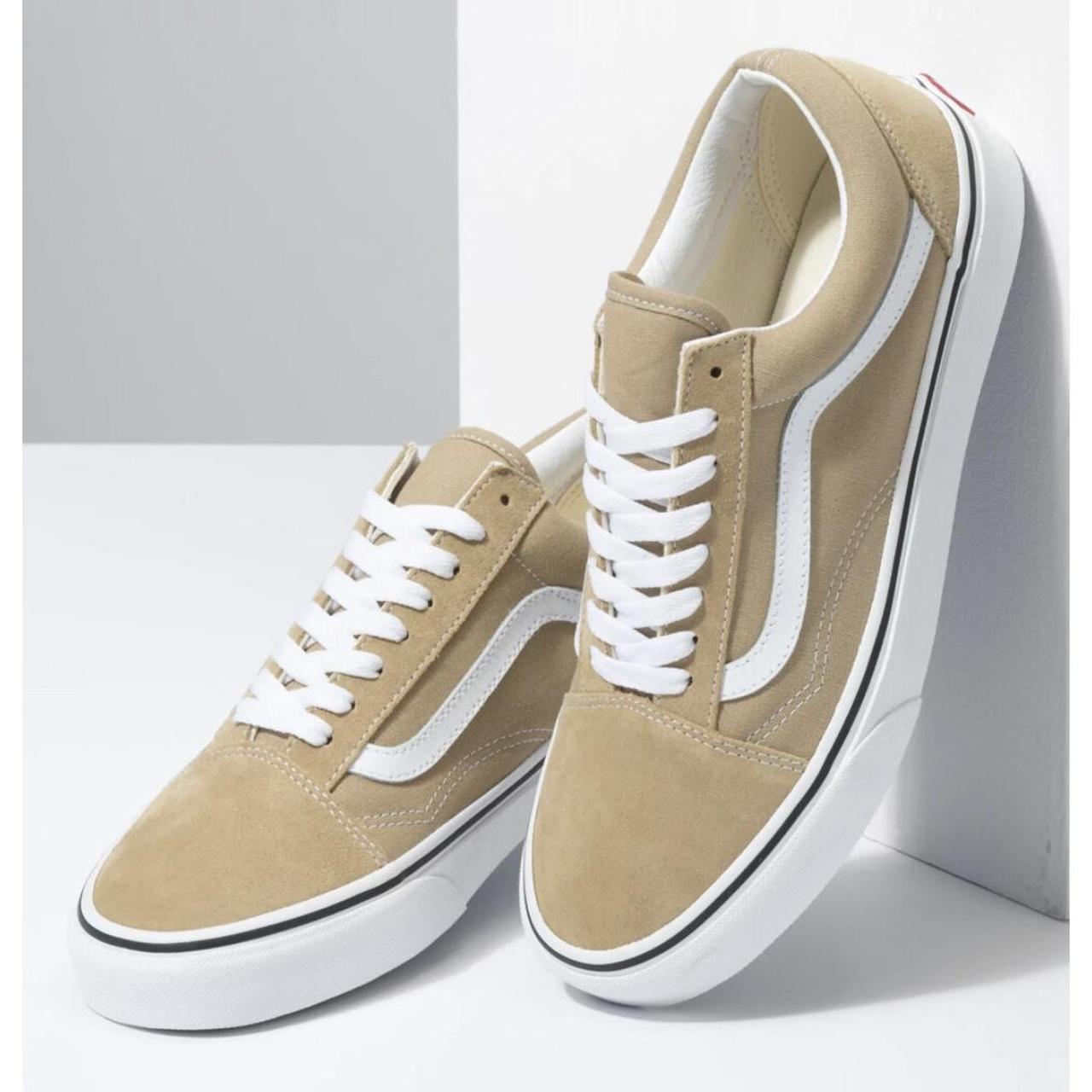 Vans Men's Tan Trainers | Depop