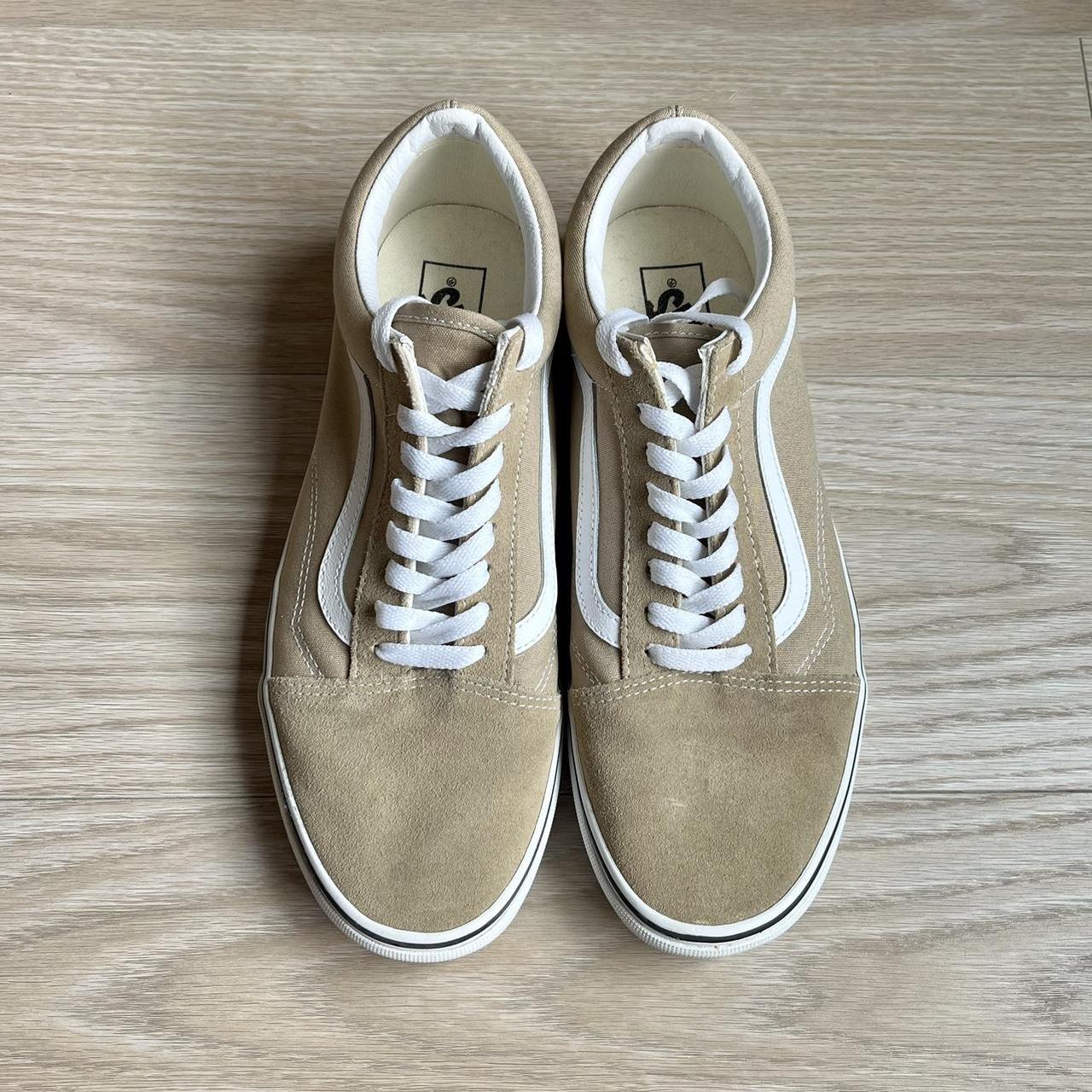 Vans Men's Tan Trainers | Depop