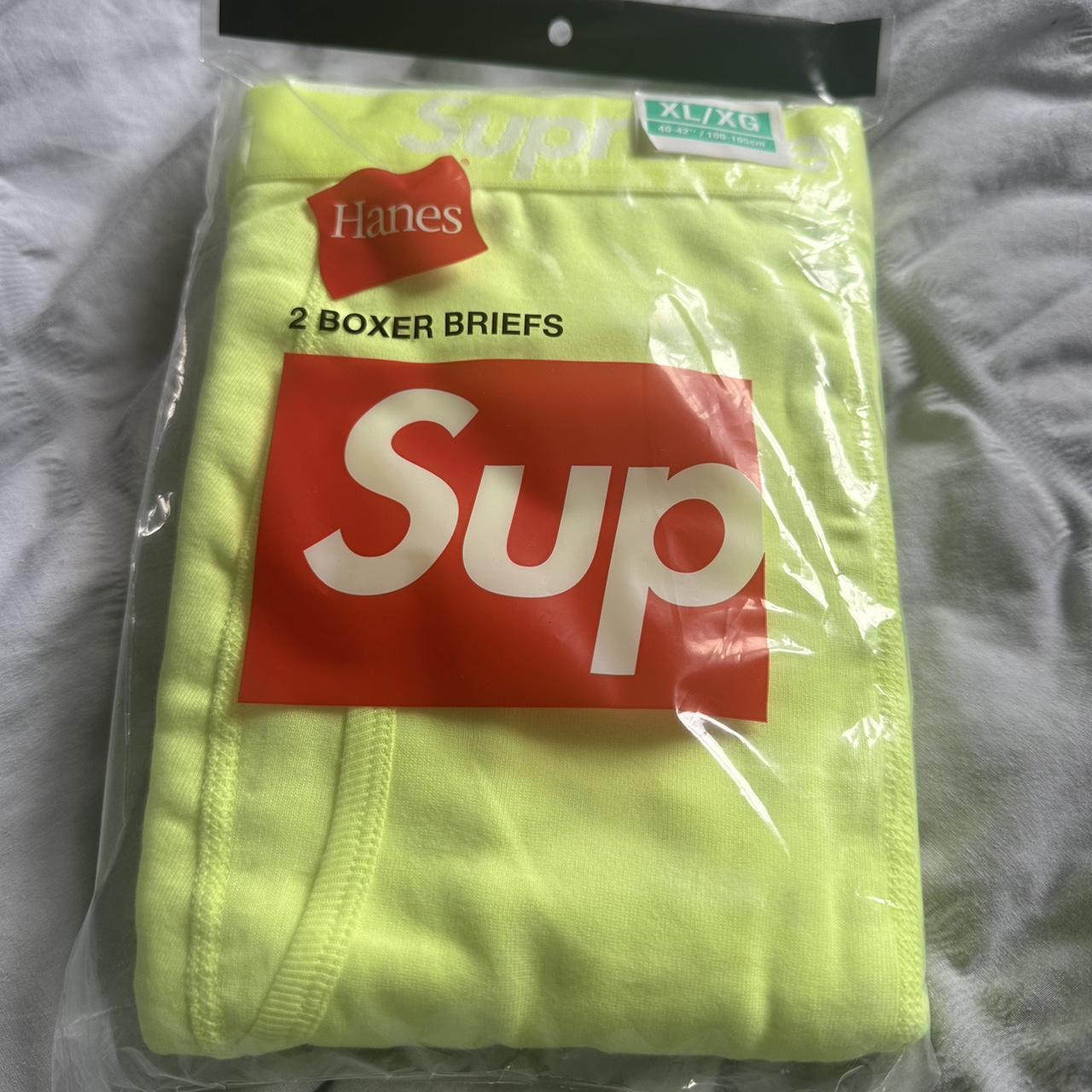 supreme boxers brand new in packaging no longer... - Depop