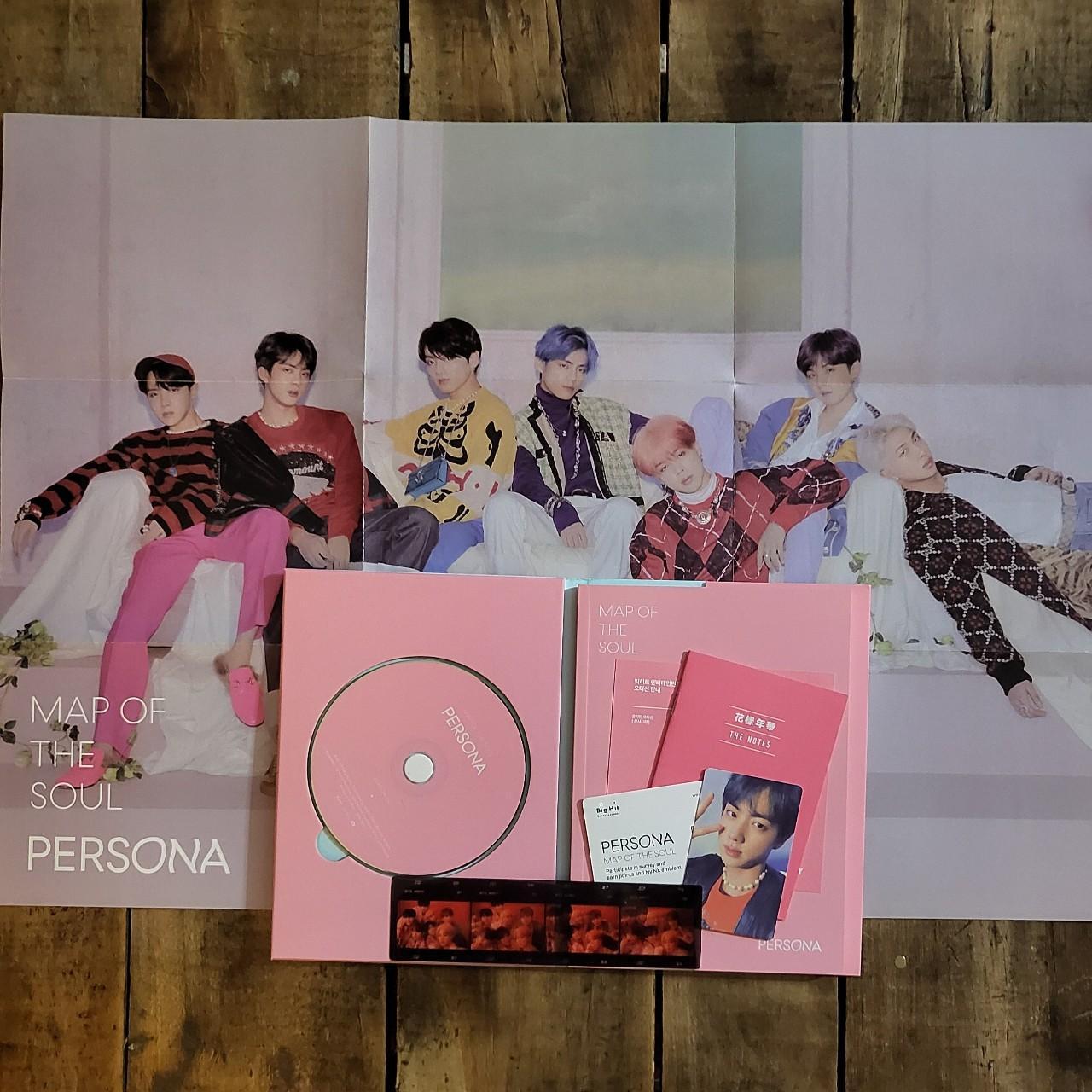BTS map of the soul: persona album with everything... - Depop