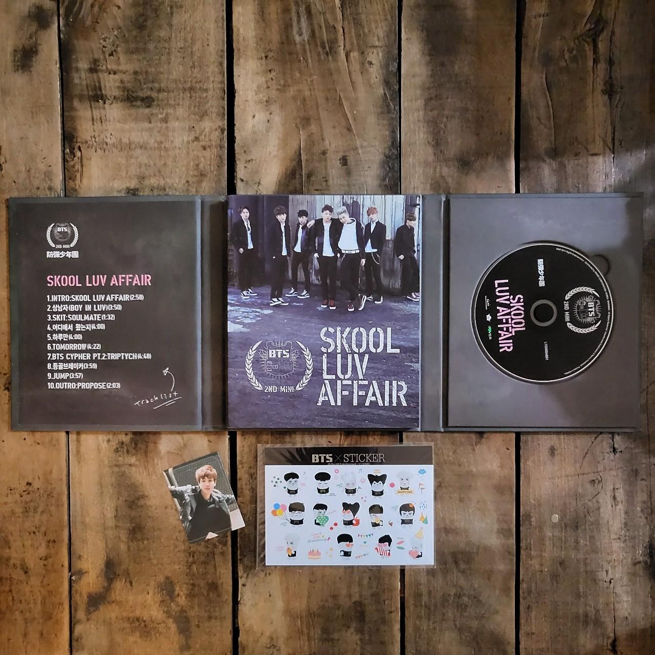 BTS skool luv affair album, everything included!!... - Depop