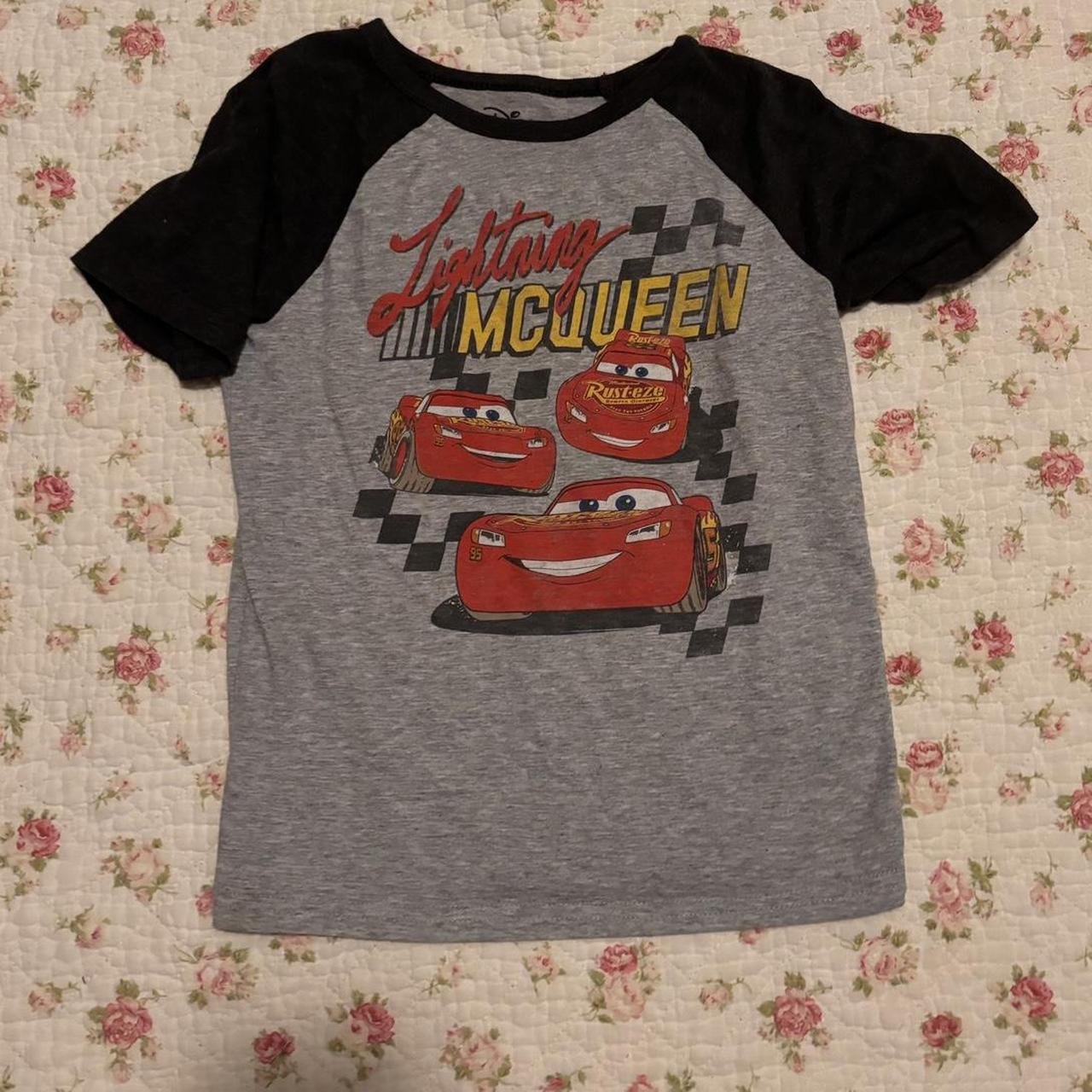 Lighting McQueen tee ౨ৎ˚ ˖ ࣪ ︎ brand : Disney ︎... - Depop