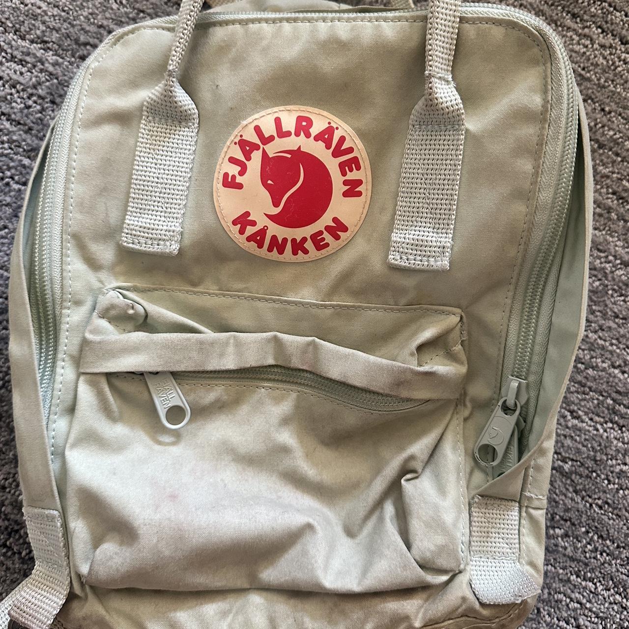 Fjallraven Mini Backpack Mint color Used but still... - Depop