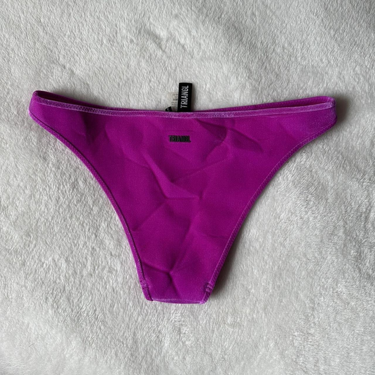 Triangl Women's Pink Bikini-and-tankini-bottoms | Depop