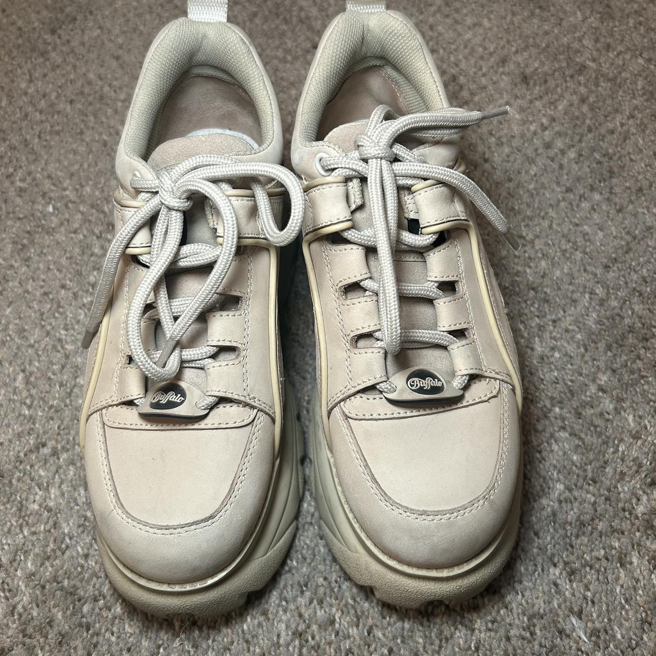Buffalo London tan platform shoes - Depop