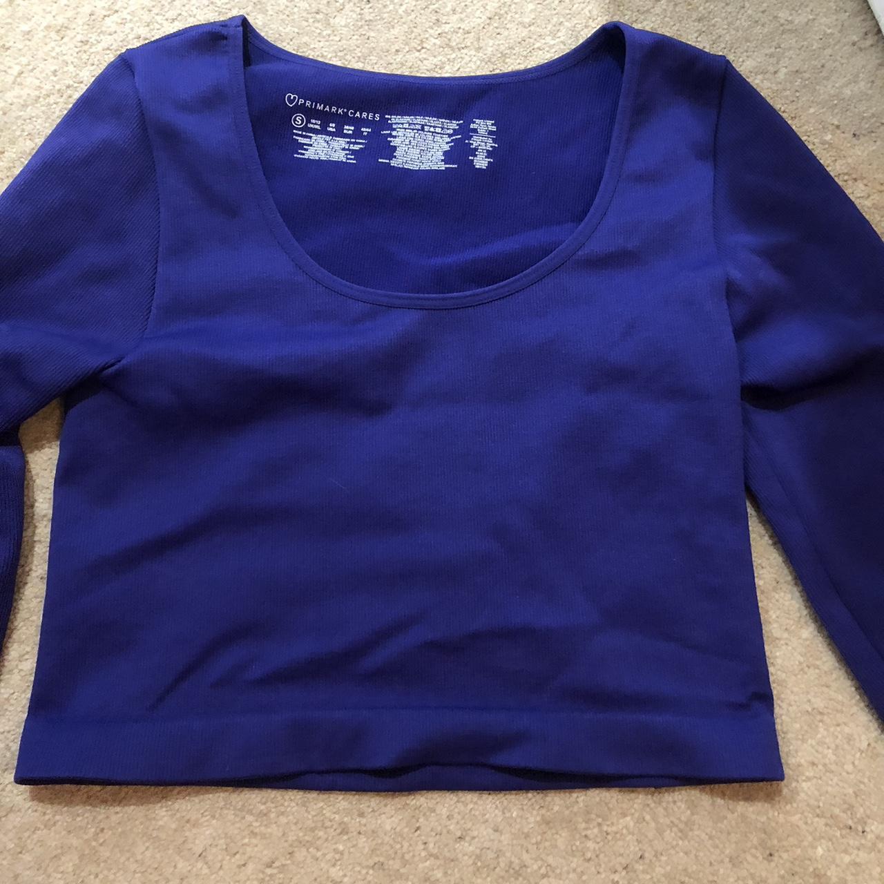 Dark purple crop top from Primark Size S would fit... - Depop