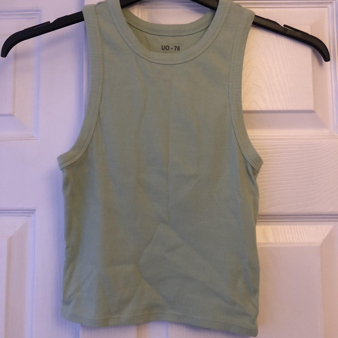 Urban outfitters green tank top Size Small... | Depop