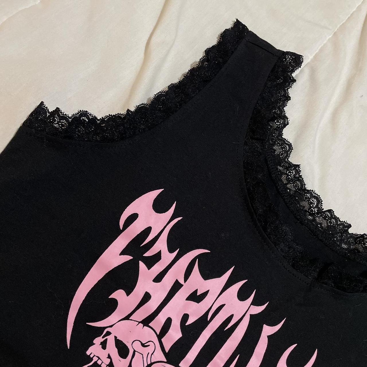 Goth Punk Cami Tank Top Crop Top Super Sick Design Depop