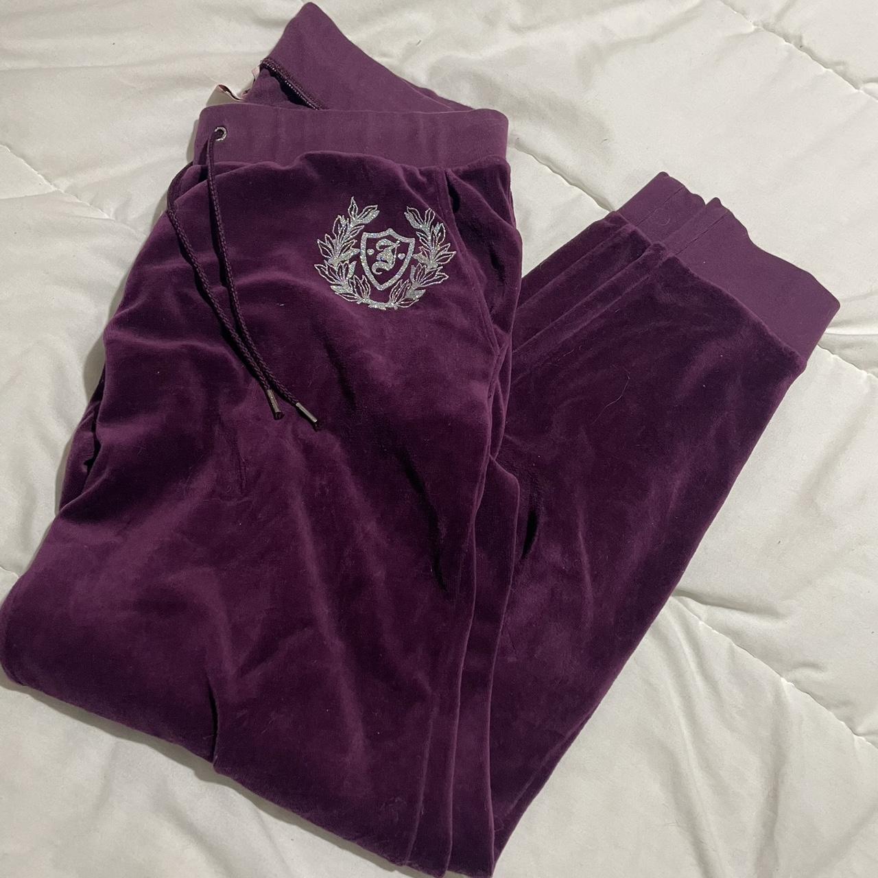 Juicy couture deadstock joggers, soft felt material,... - Depop