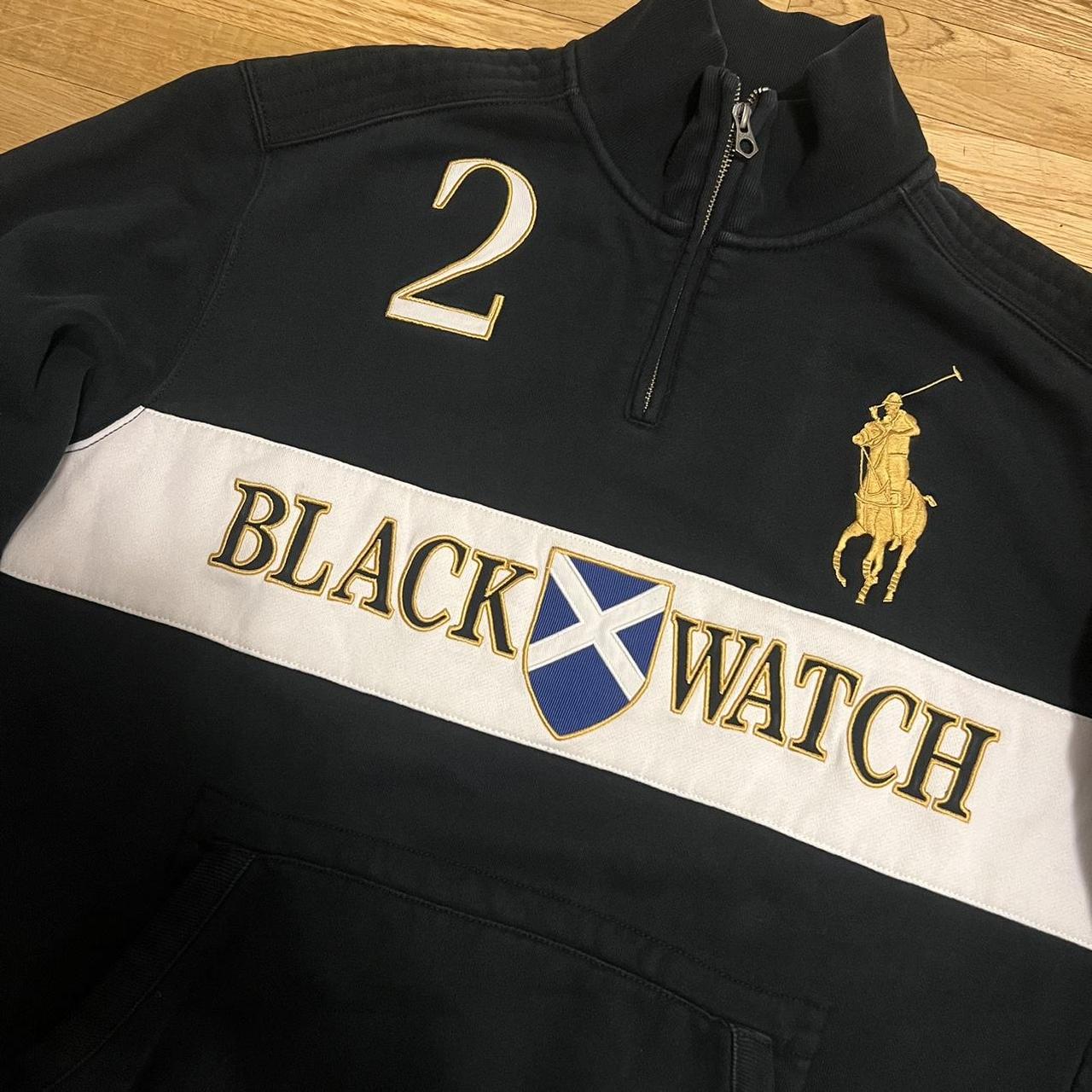Ralph Lauren Black Watch Polo Rugby Shirt Big Pony... - Depop