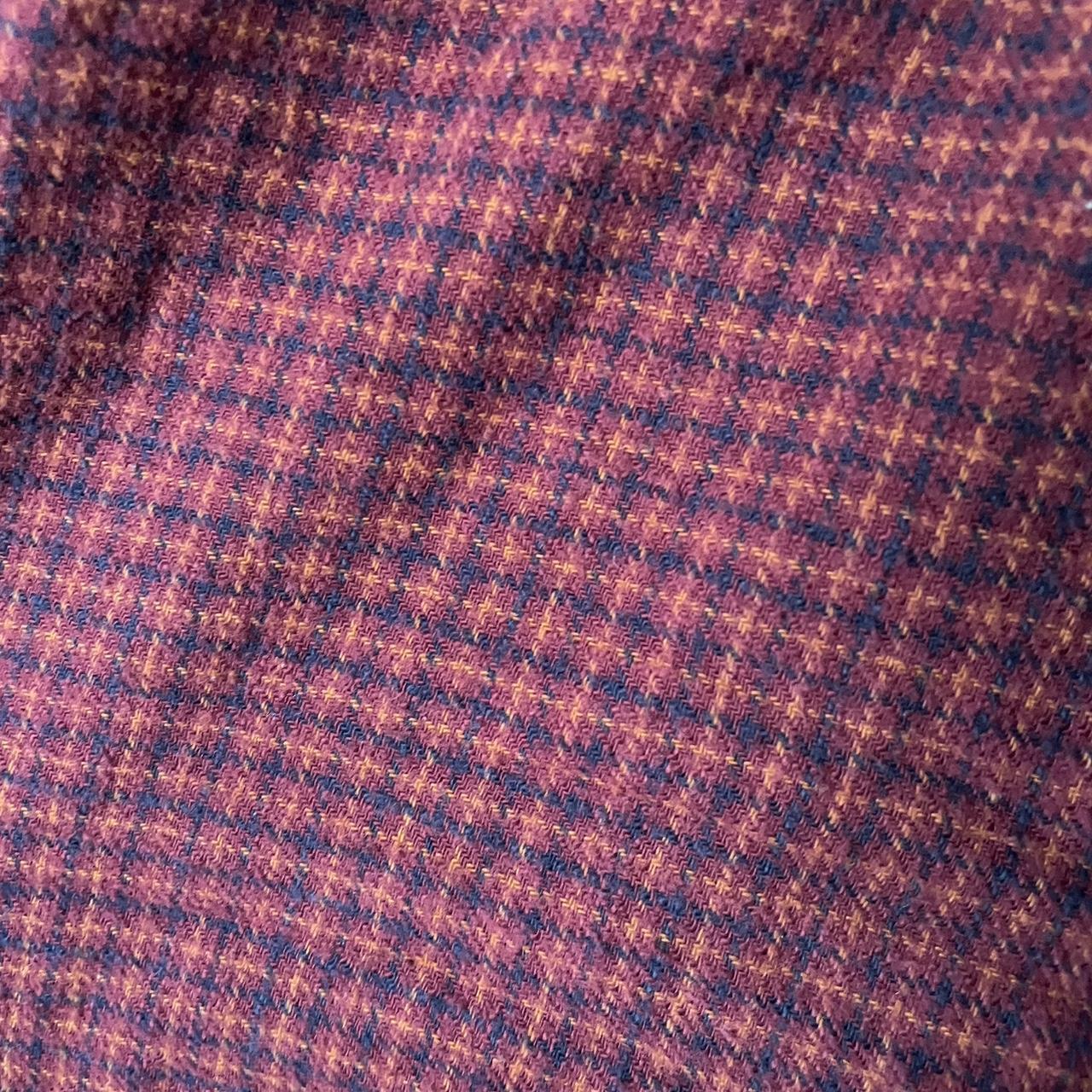 Soft cropped flannel jacket, 100% cotton - Depop