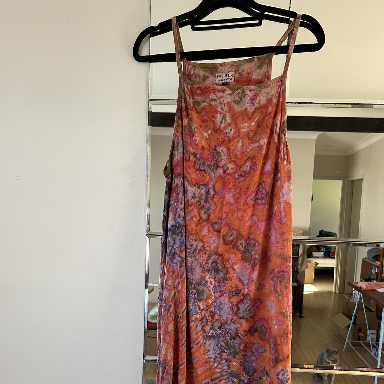 Tree of life slip dress 🍁🌻🍁🌻 Size M super soft... - Depop