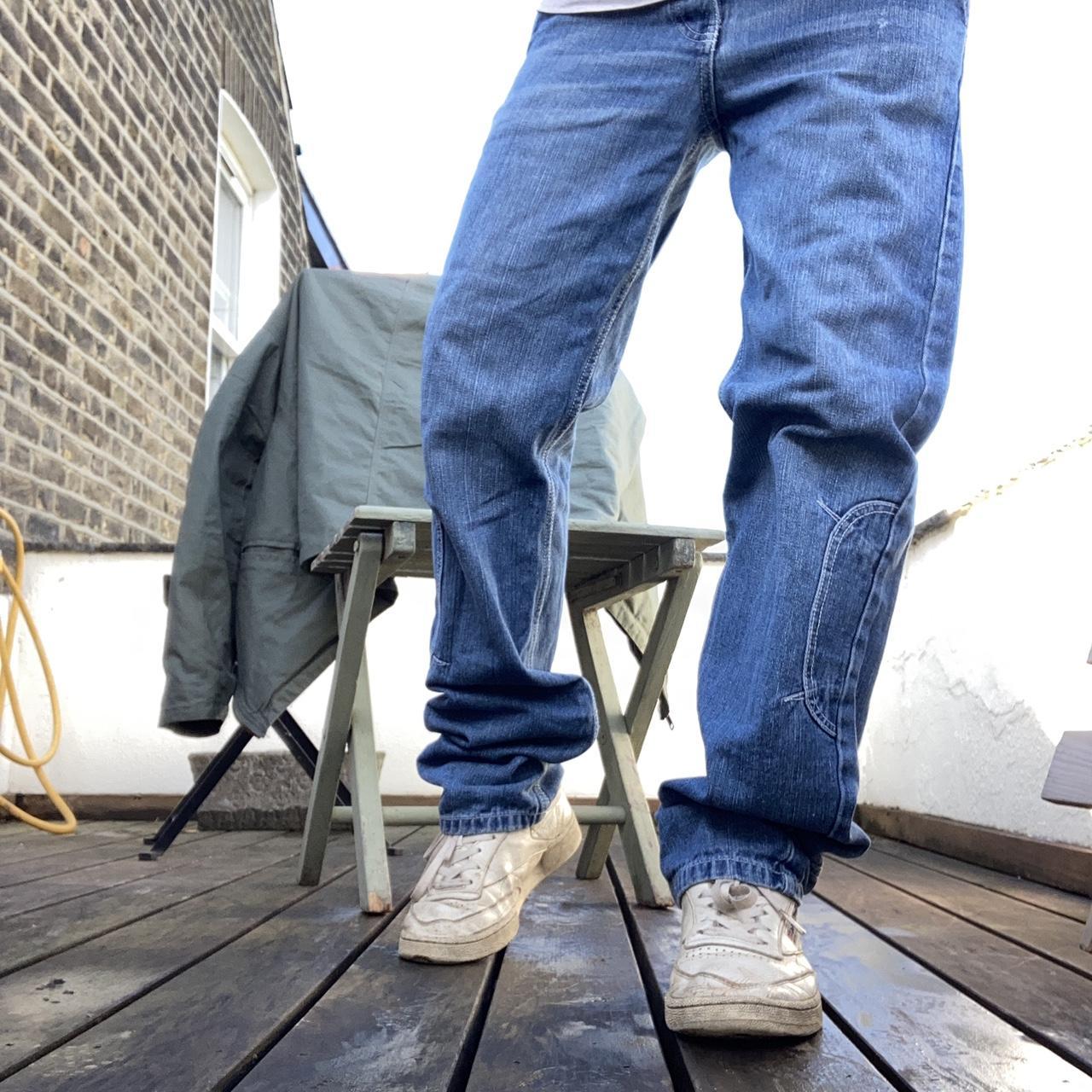 FUBU jeans FB design on back pocket Waist 30” /... - Depop