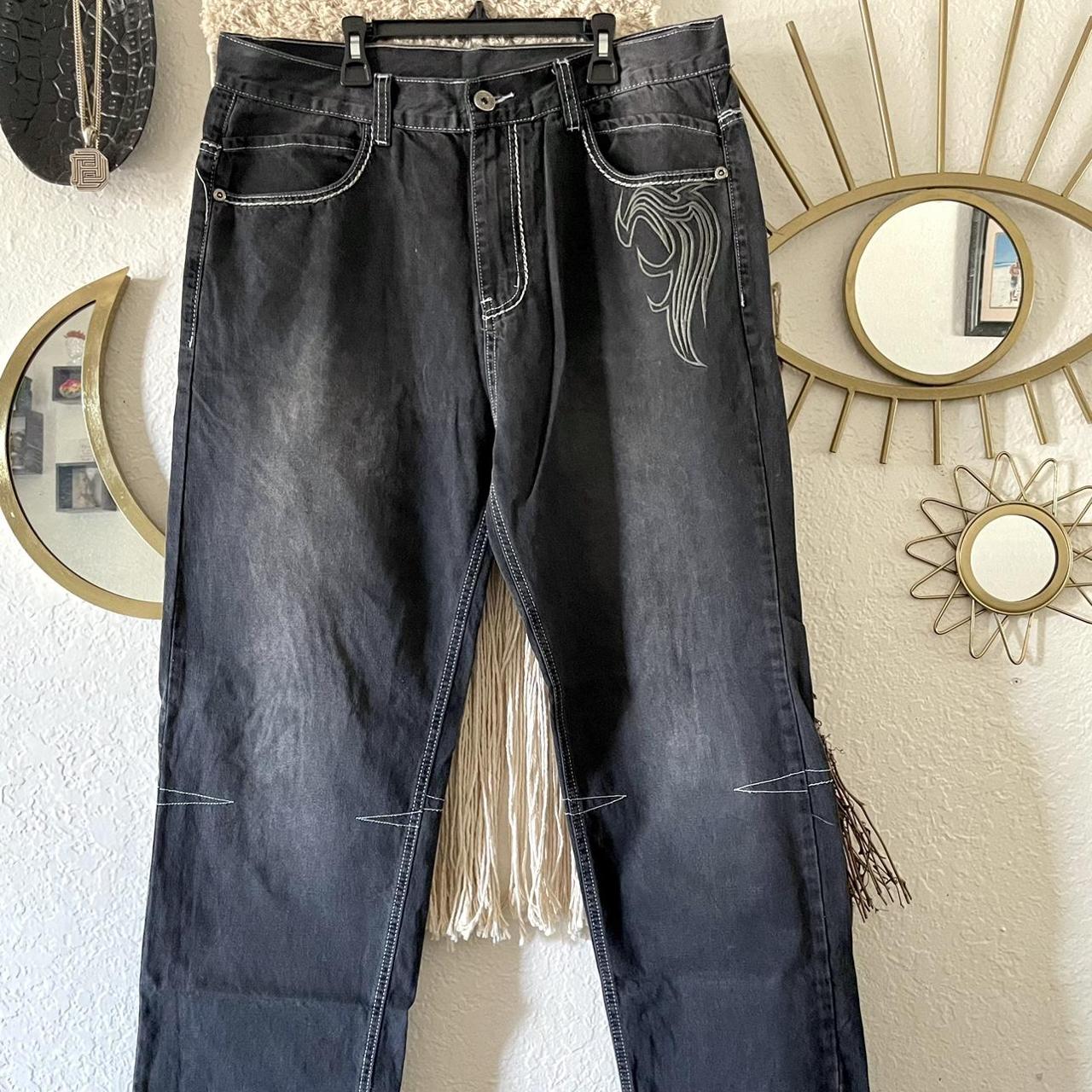 Play Bigg Hip Hop Life Mens Black Jeans Size 34... - Depop