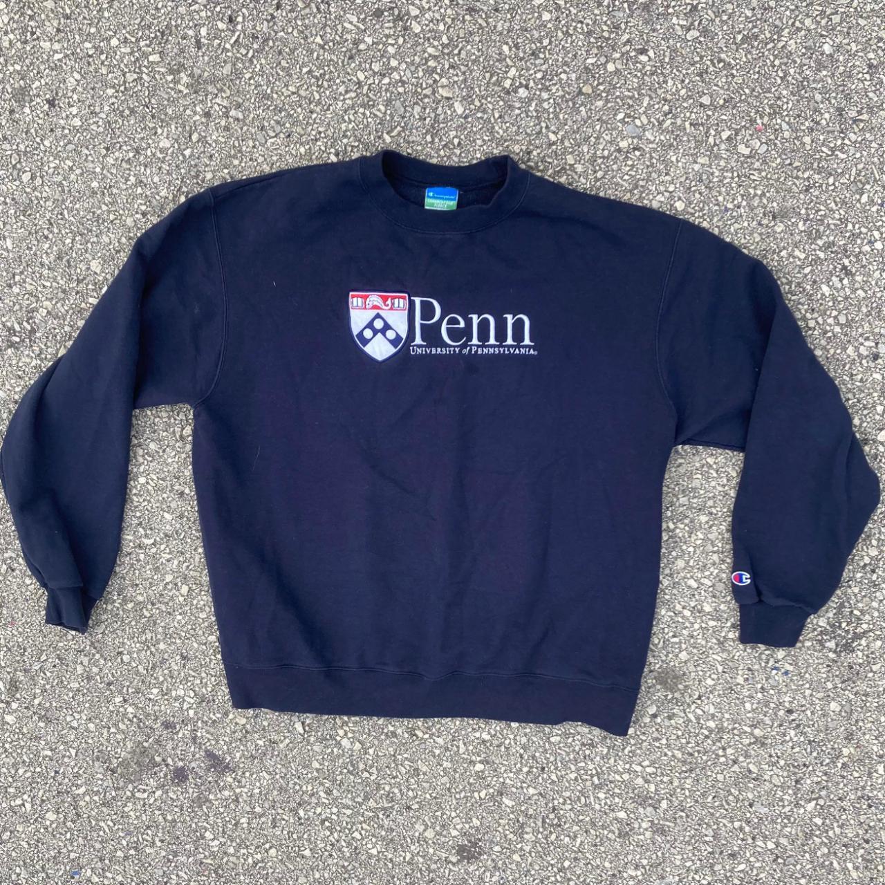 Champion UPENN University of Pennsylvania Navy... - Depop