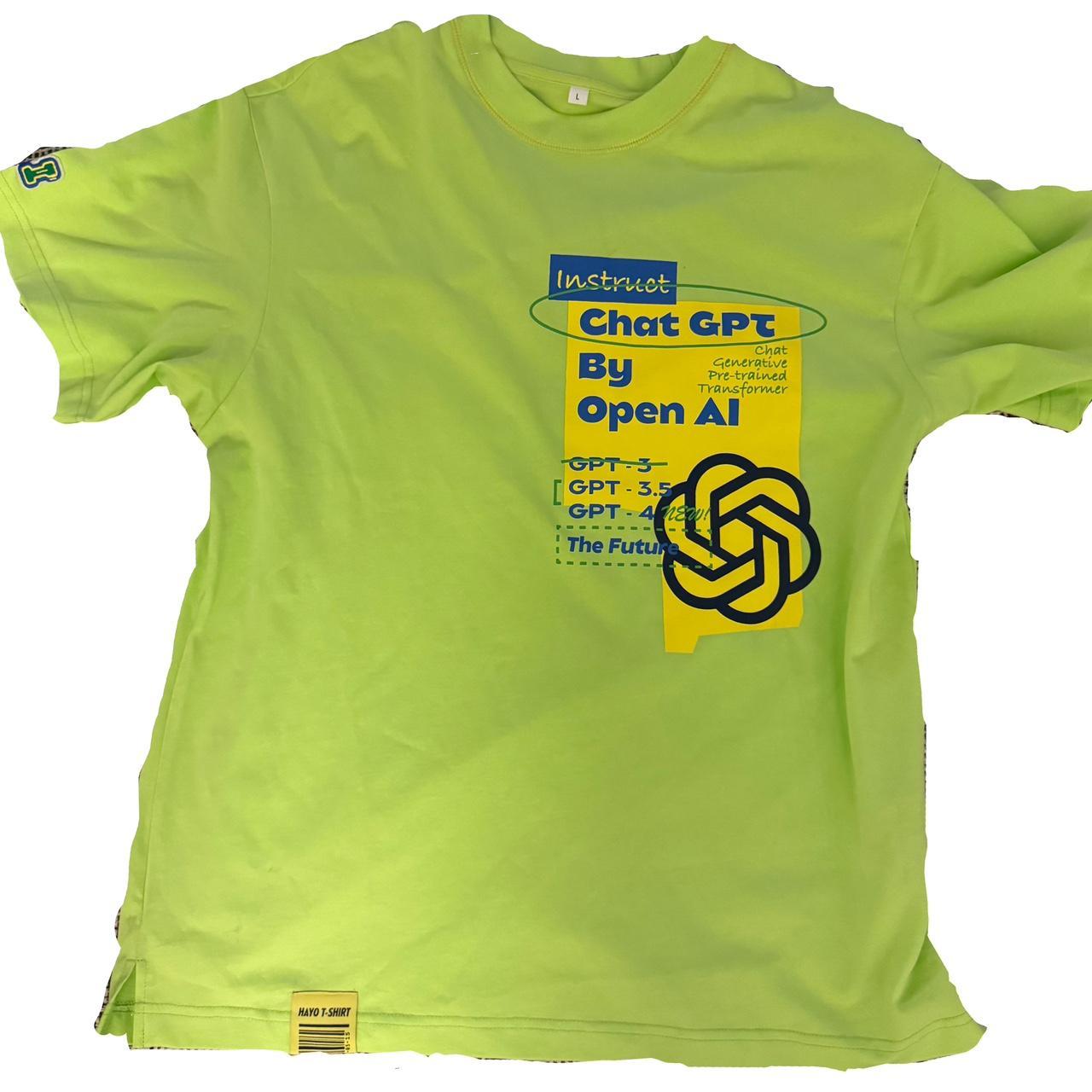 This very unique super high quality HAYO tee with AI... - Depop