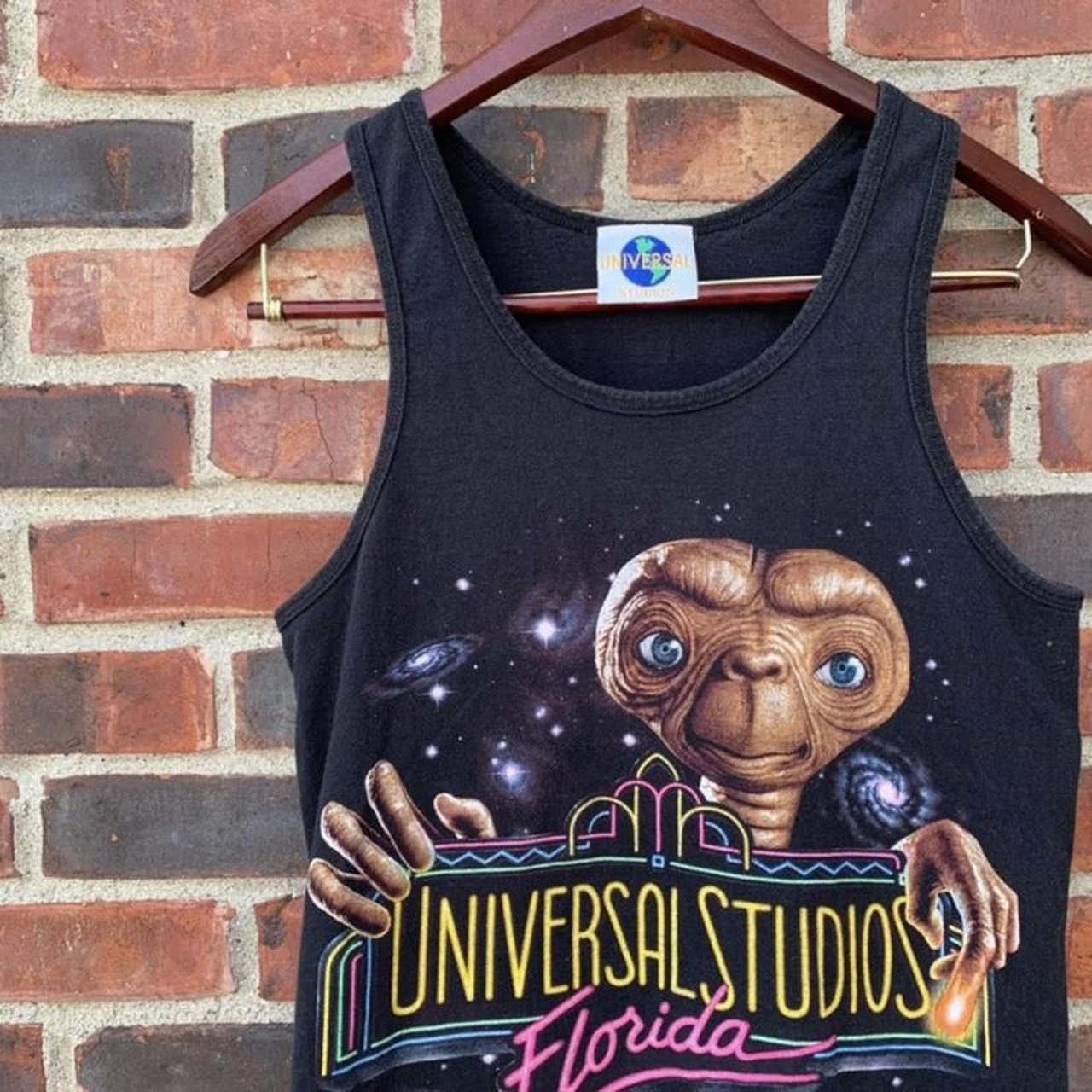 Rare Vintage 90s Universal Studios Florida ET Tank... - Depop