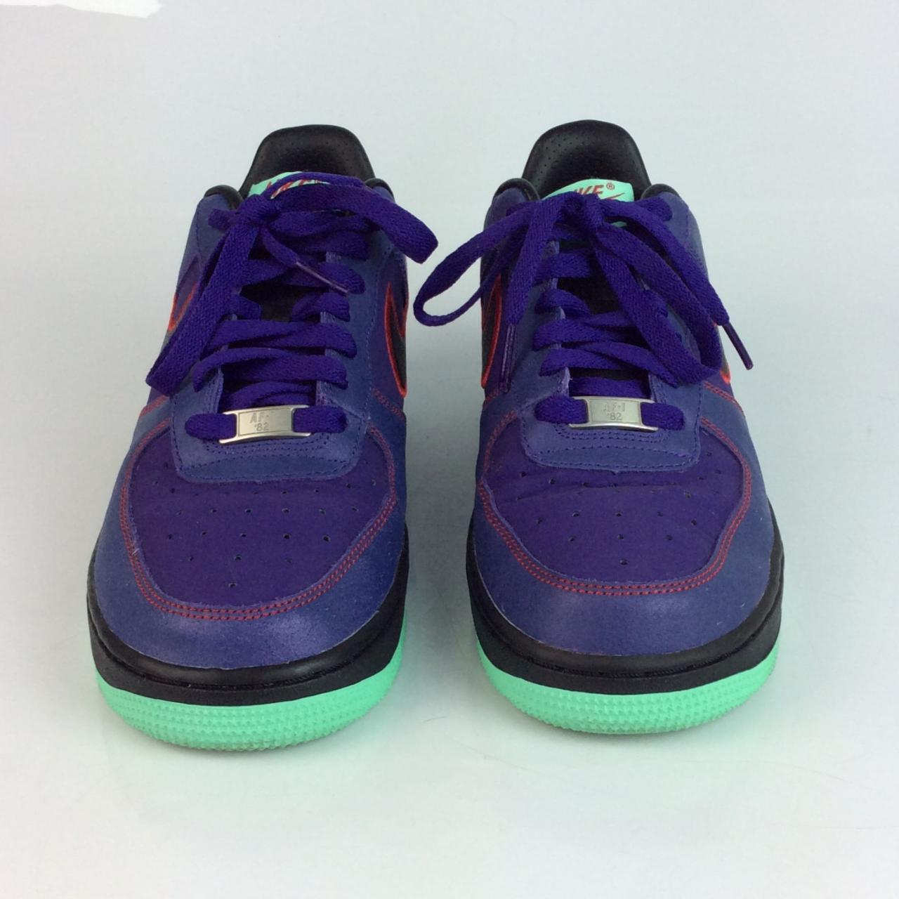 👟 Nike Air Force 1's in "Court Purple", with black,... - Depop