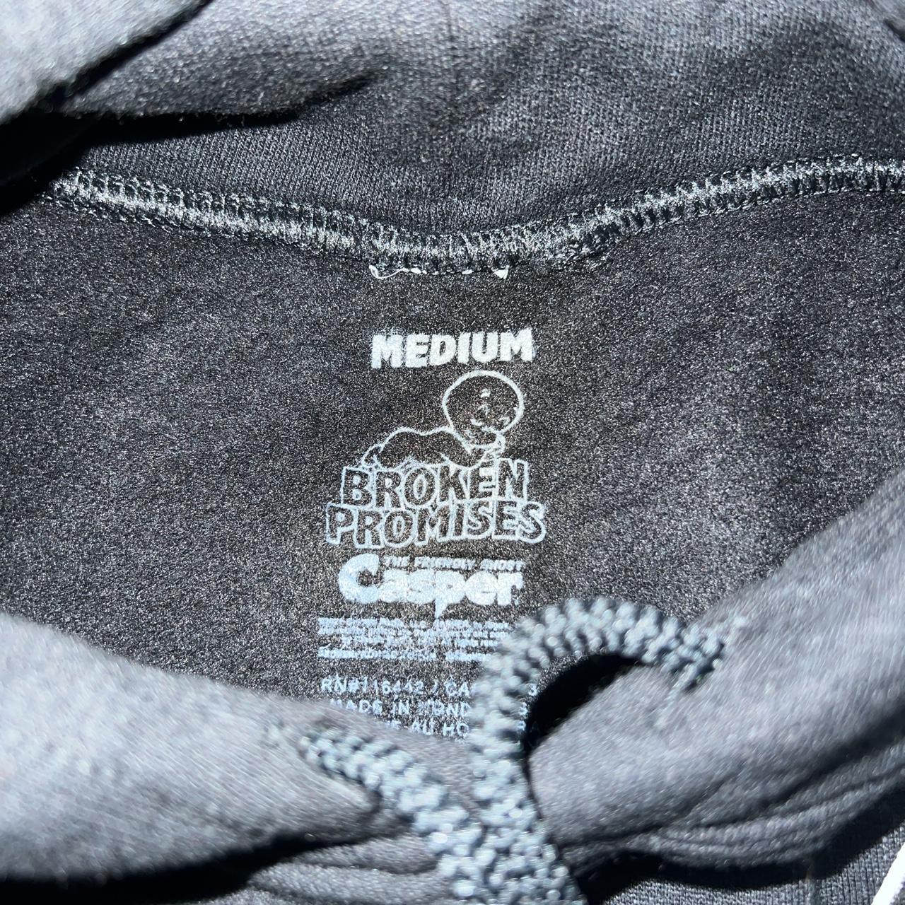 Broken Promises x Casper You're Gone Black Graphic... - Depop