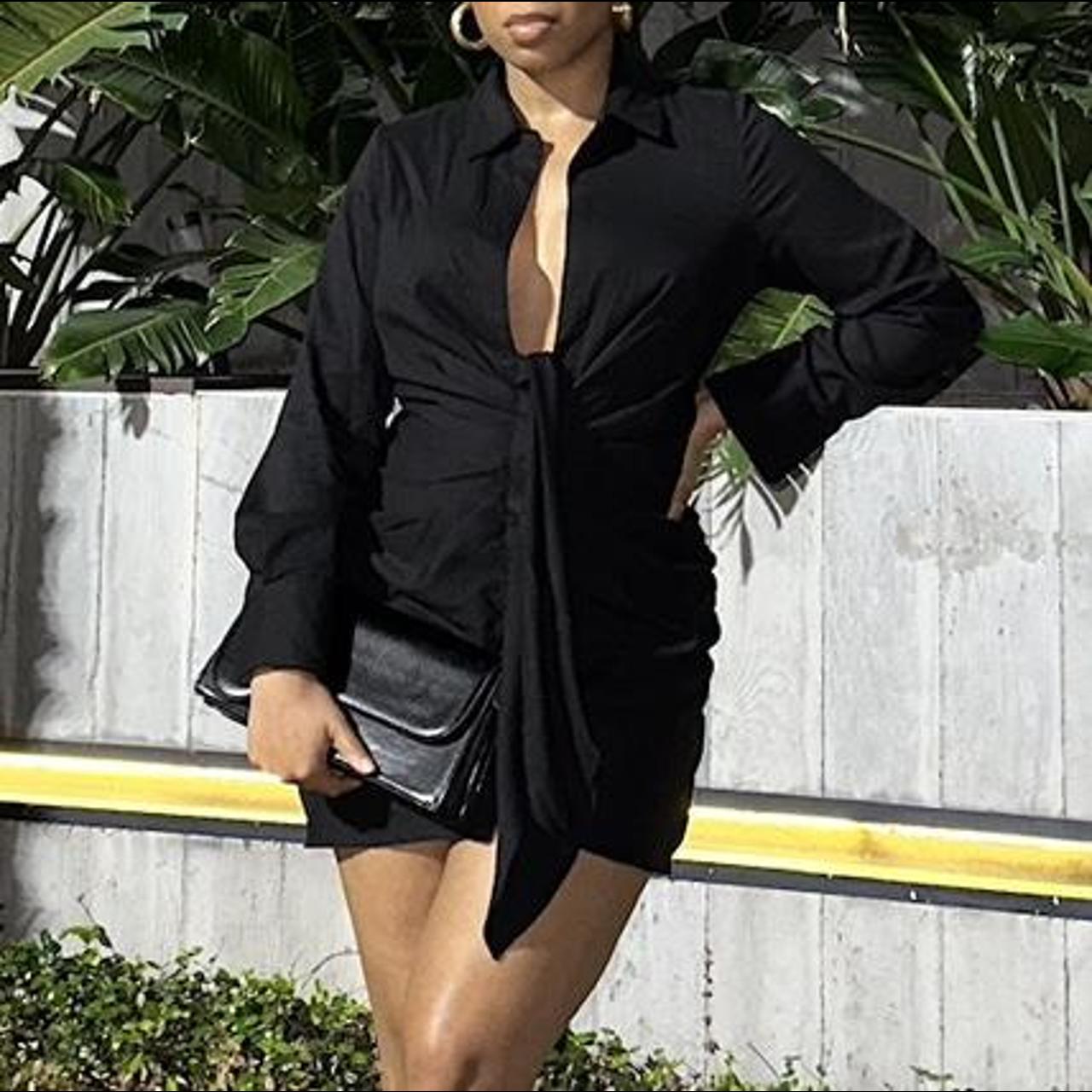 Nasty Gal Womens Black Dress Depop