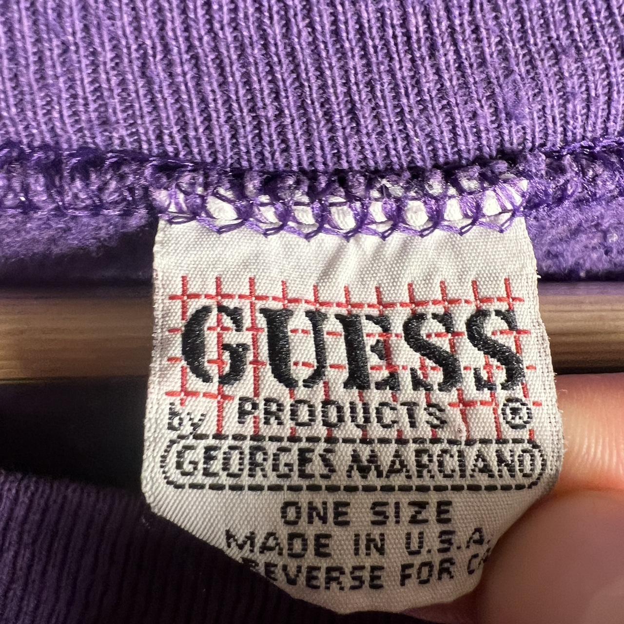Guess Men's Purple Sweatshirt | Depop