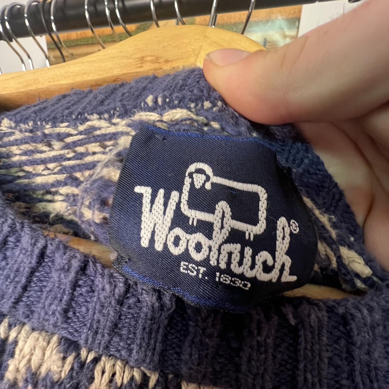 Vintage 1980s Woolrich Sweater Size: Cut tag Fits... - Depop