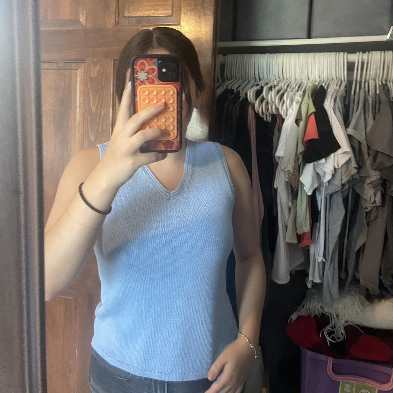 sweater tank/vest medina brand size small! no flaws... - Depop