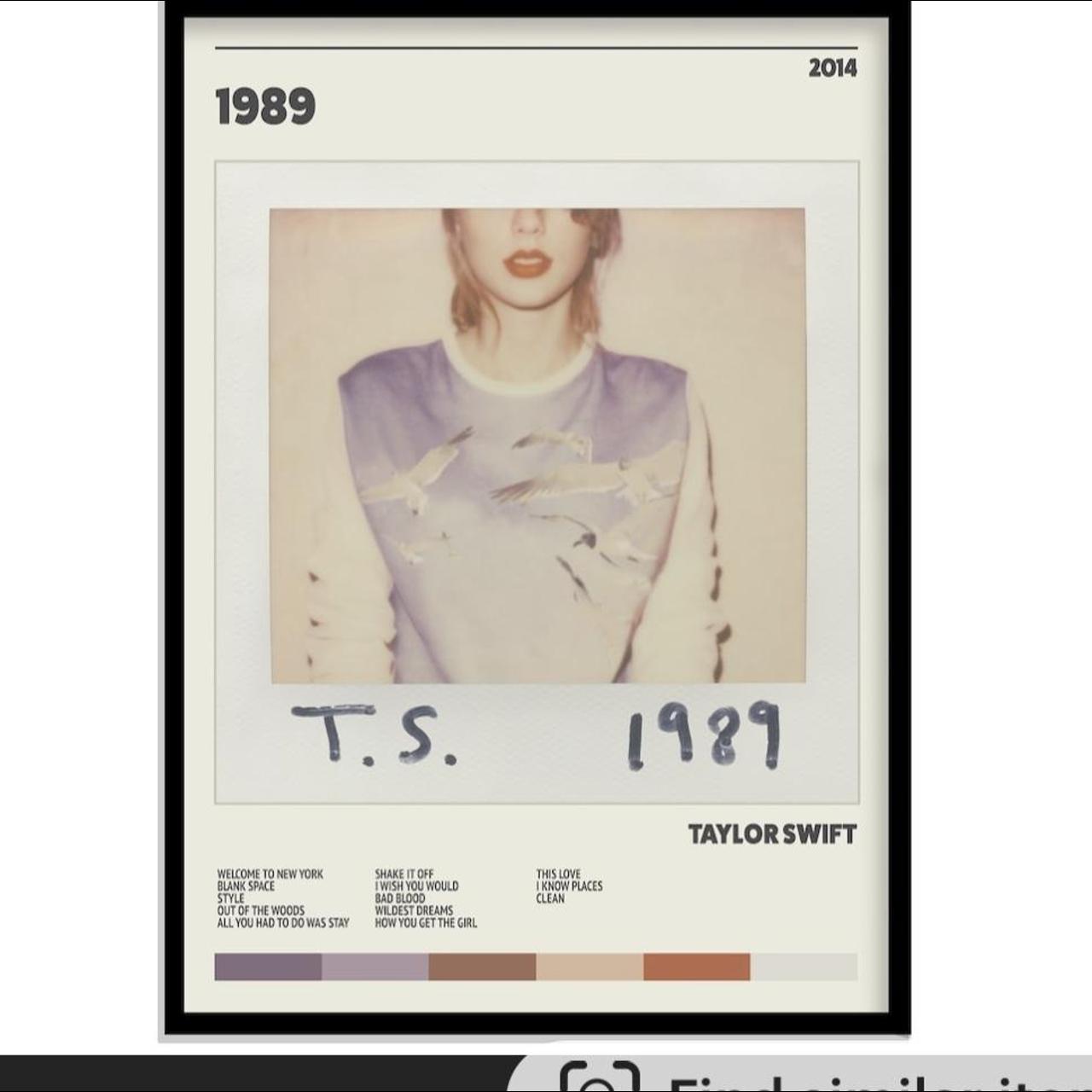 Taylor swift poster 1989 A4 great condition... - Depop