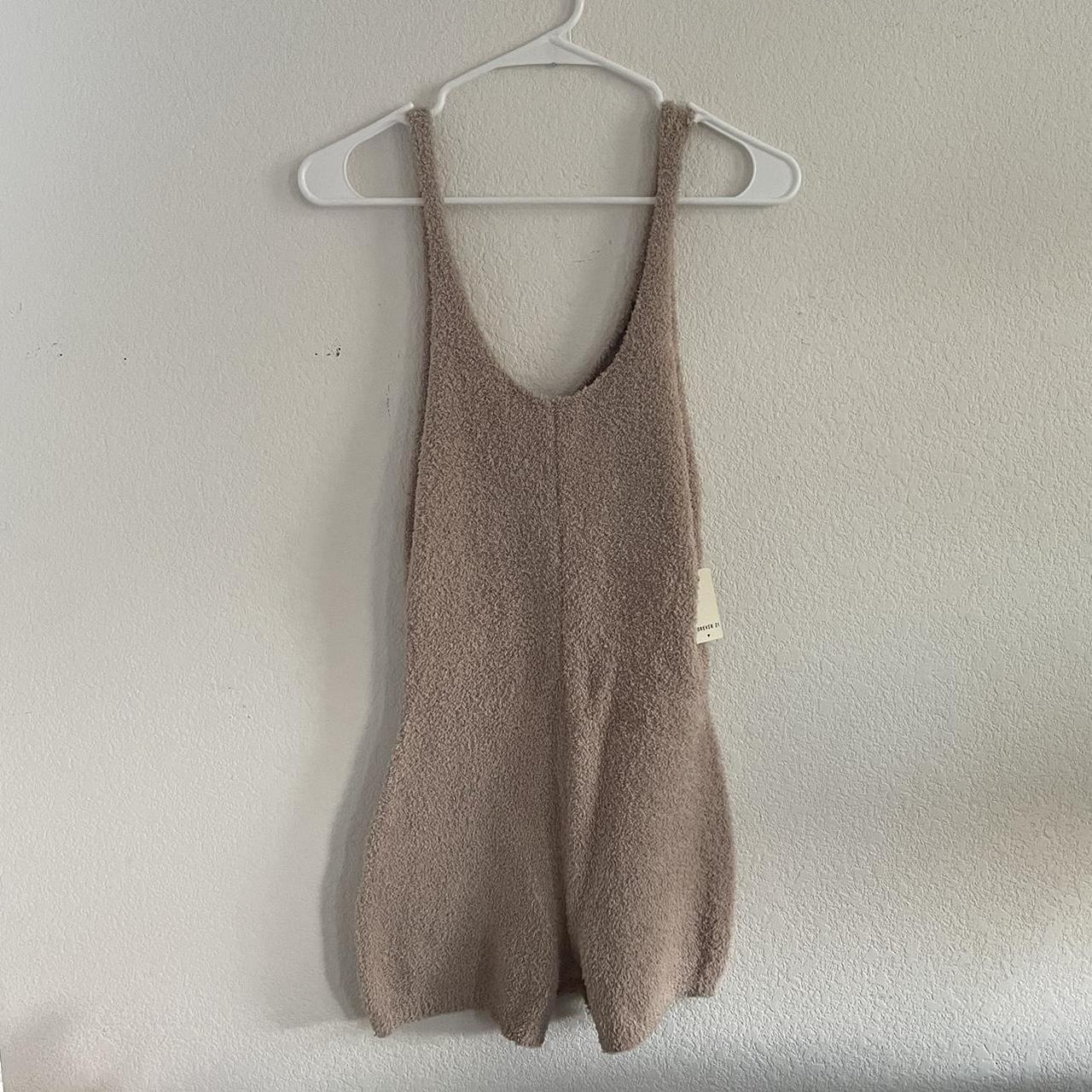 Forever 21 fuzzy romper! New with tags. Cozy & cute.... - Depop