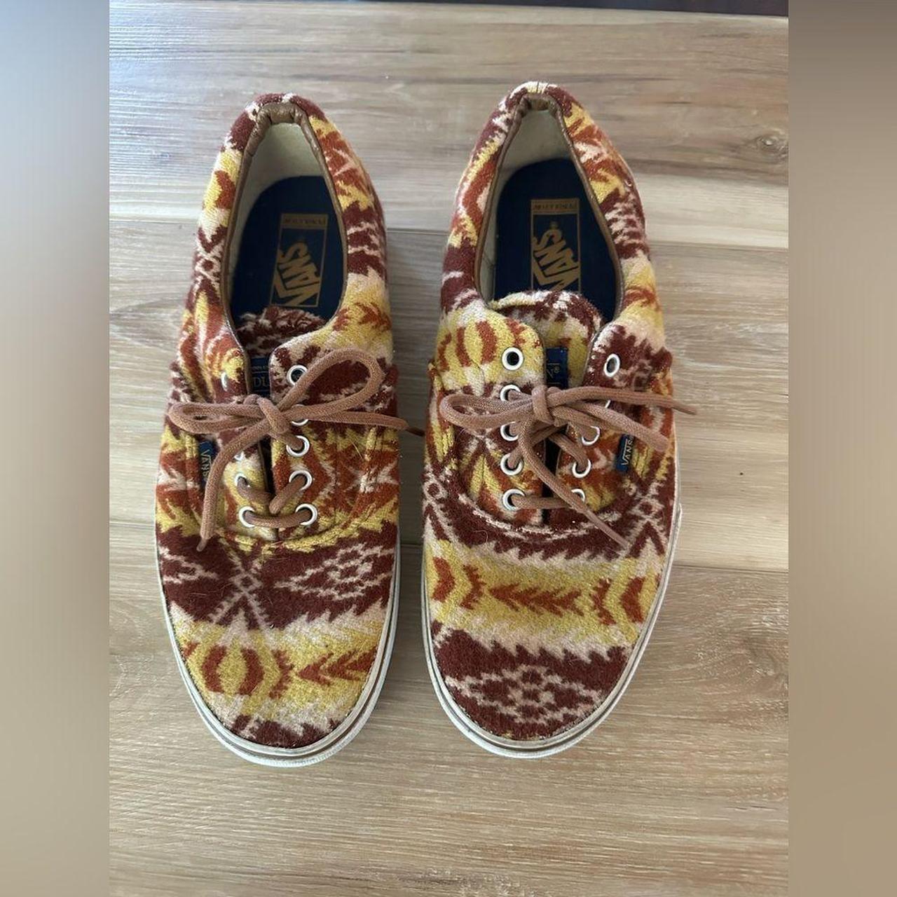 Vans X Pendleton Aztec Skate Sneaker M 11 Preowned... - Depop