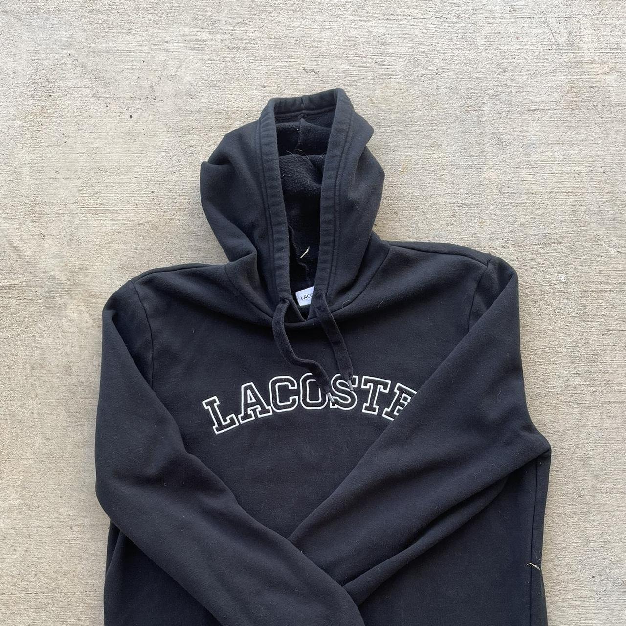 super cozy Lacoste hoodie! nice oversized feel with... - Depop