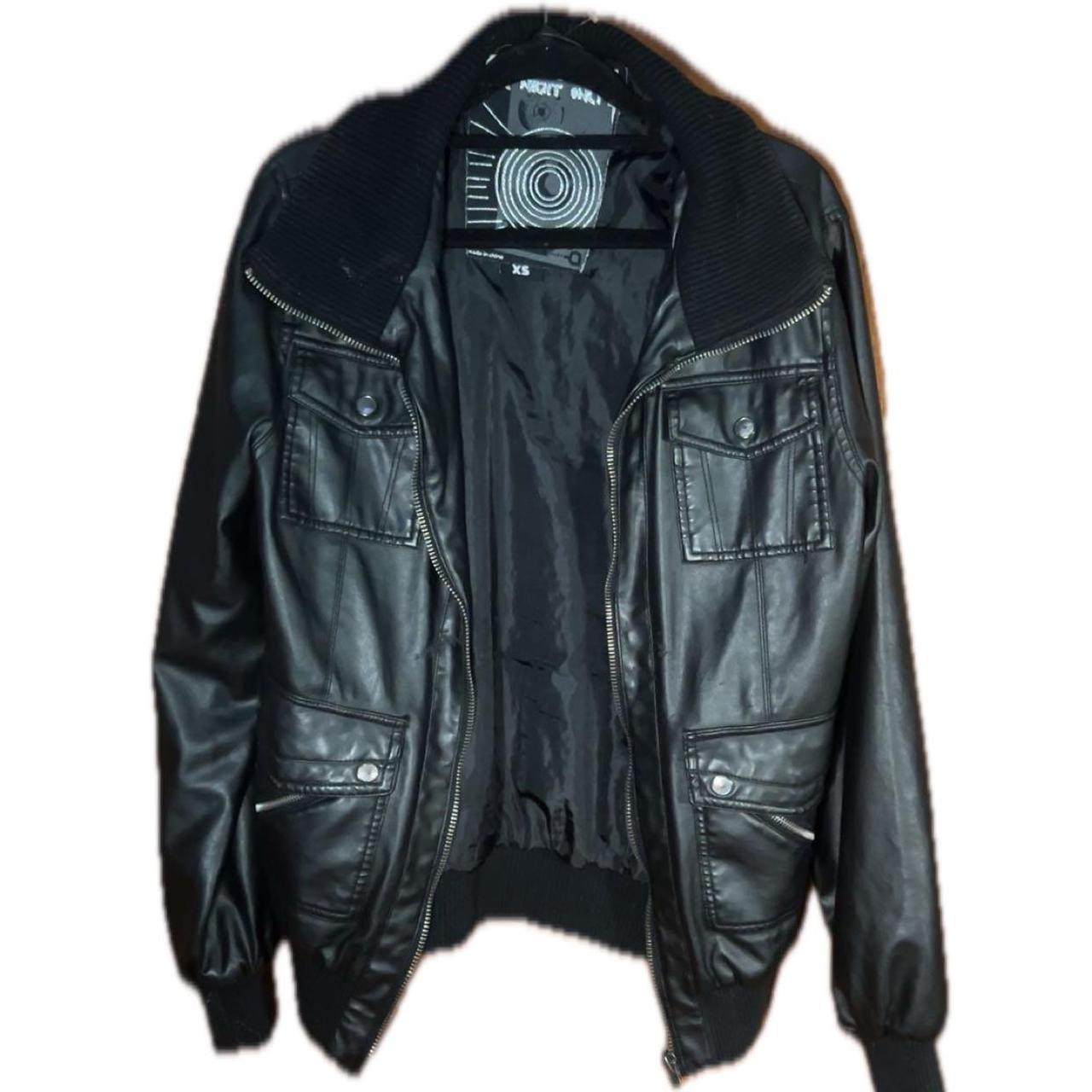 -thrifted leather jacket -versatile piece, great to... - Depop