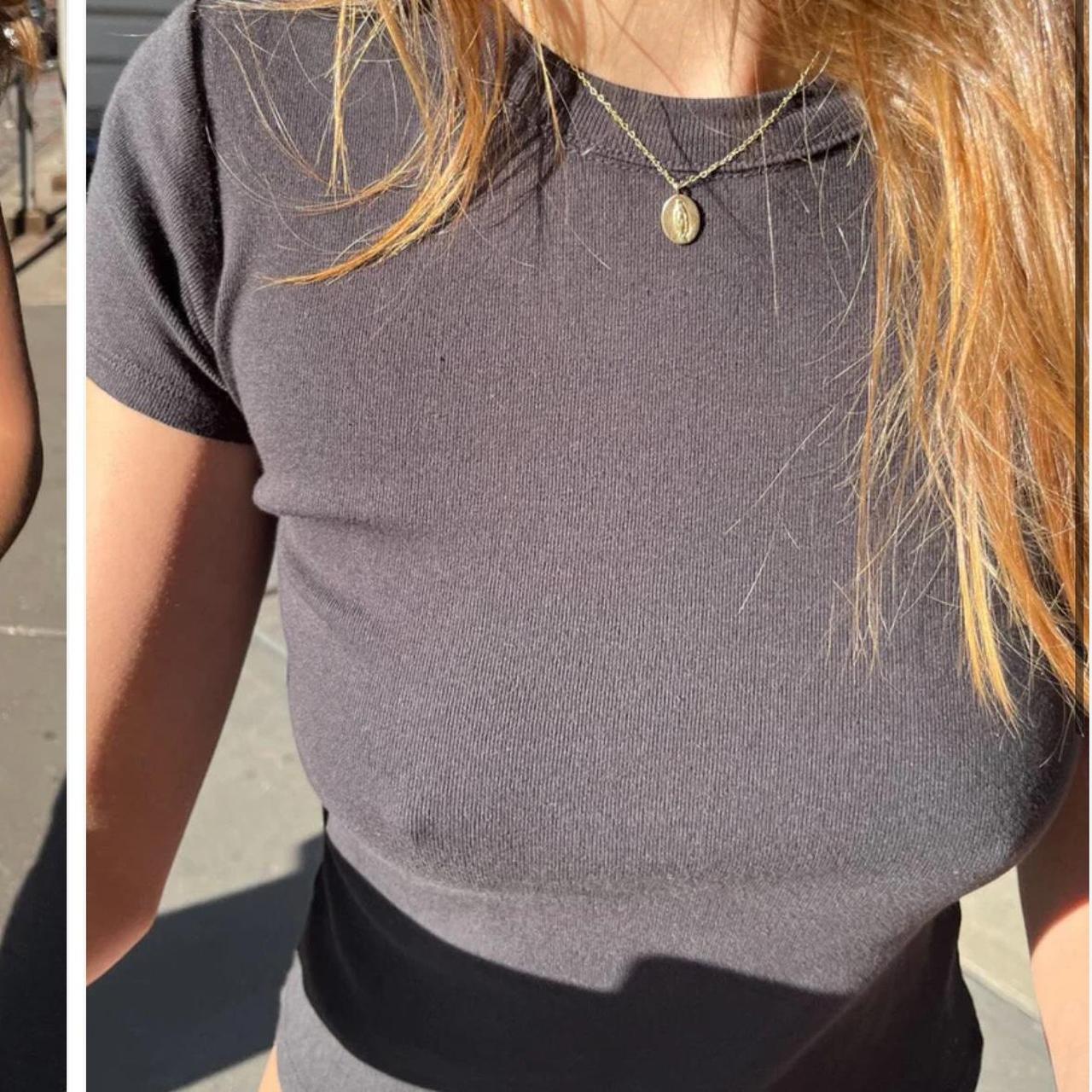 black basic top from brandy would fit a small or x... | Depop