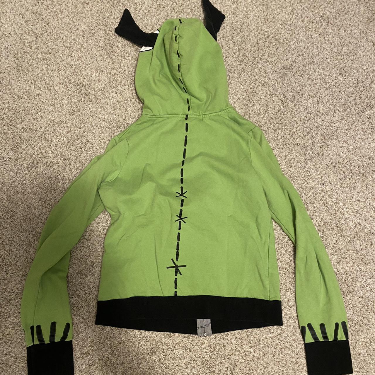 Y2K invader zim gir zip up hoodie original mighty... - Depop