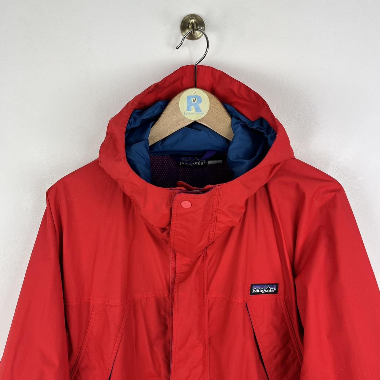 Vintage Patagonia Jacket in red. Size - Large Pit... - Depop