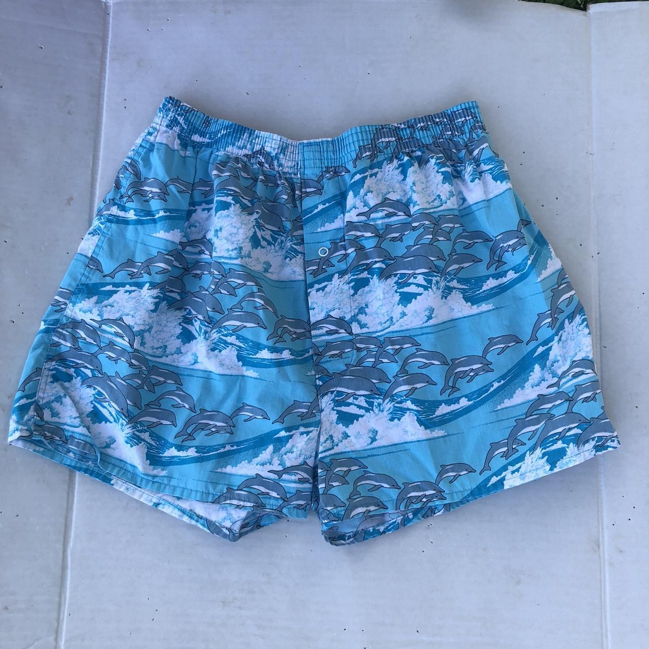 Dolphin Print Boxers Dolphin print boxers, so cute.... - Depop