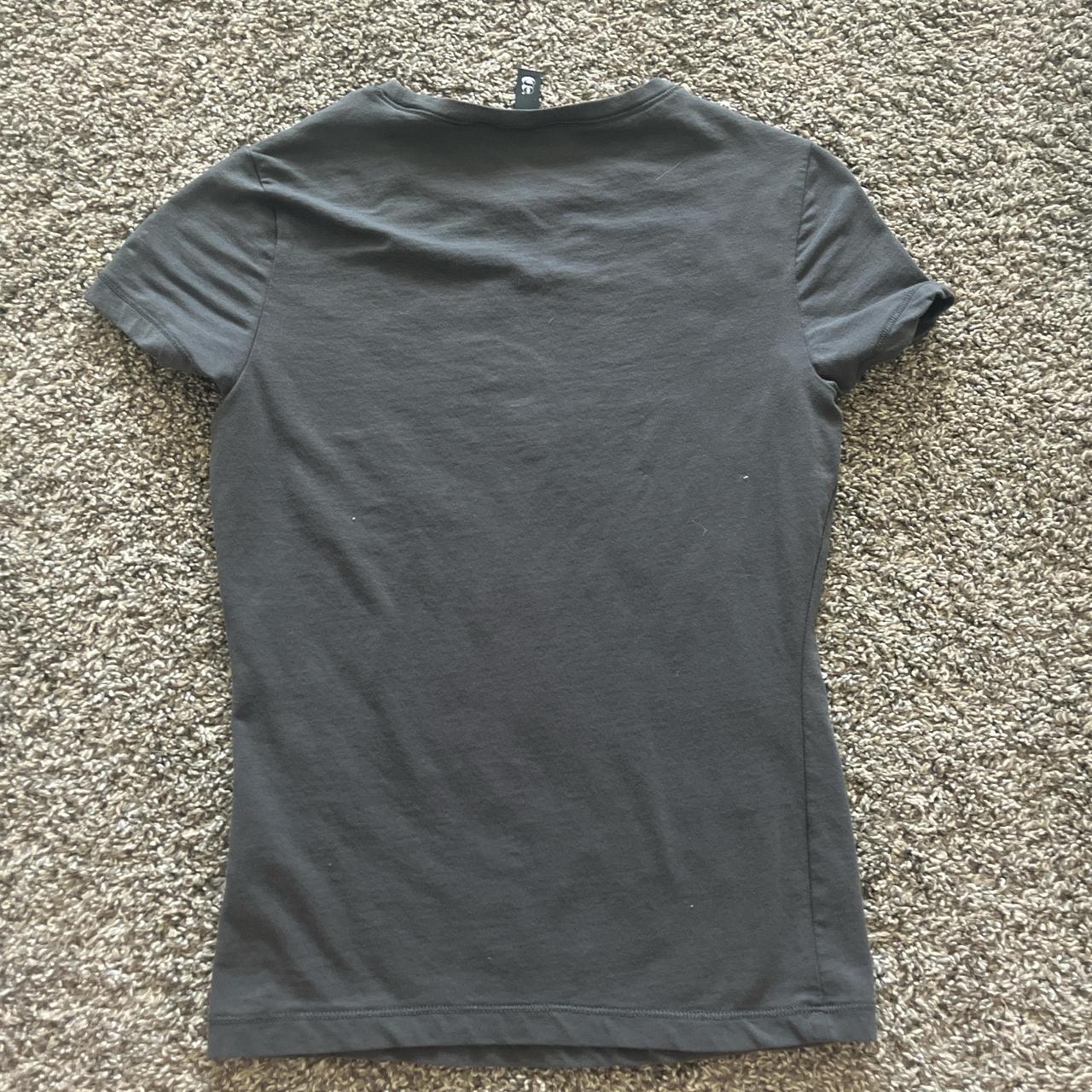 Garage dark grey basic tee Skims cotton jersey dupe... - Depop