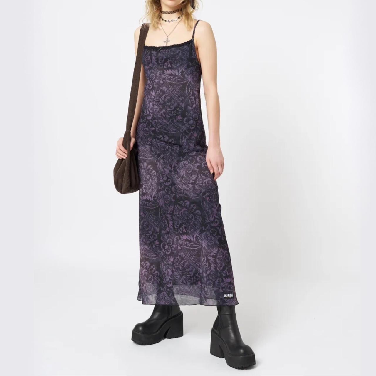 MINGA LONDON ~ DARK RENAISSANCE MESH MAXI... - Depop