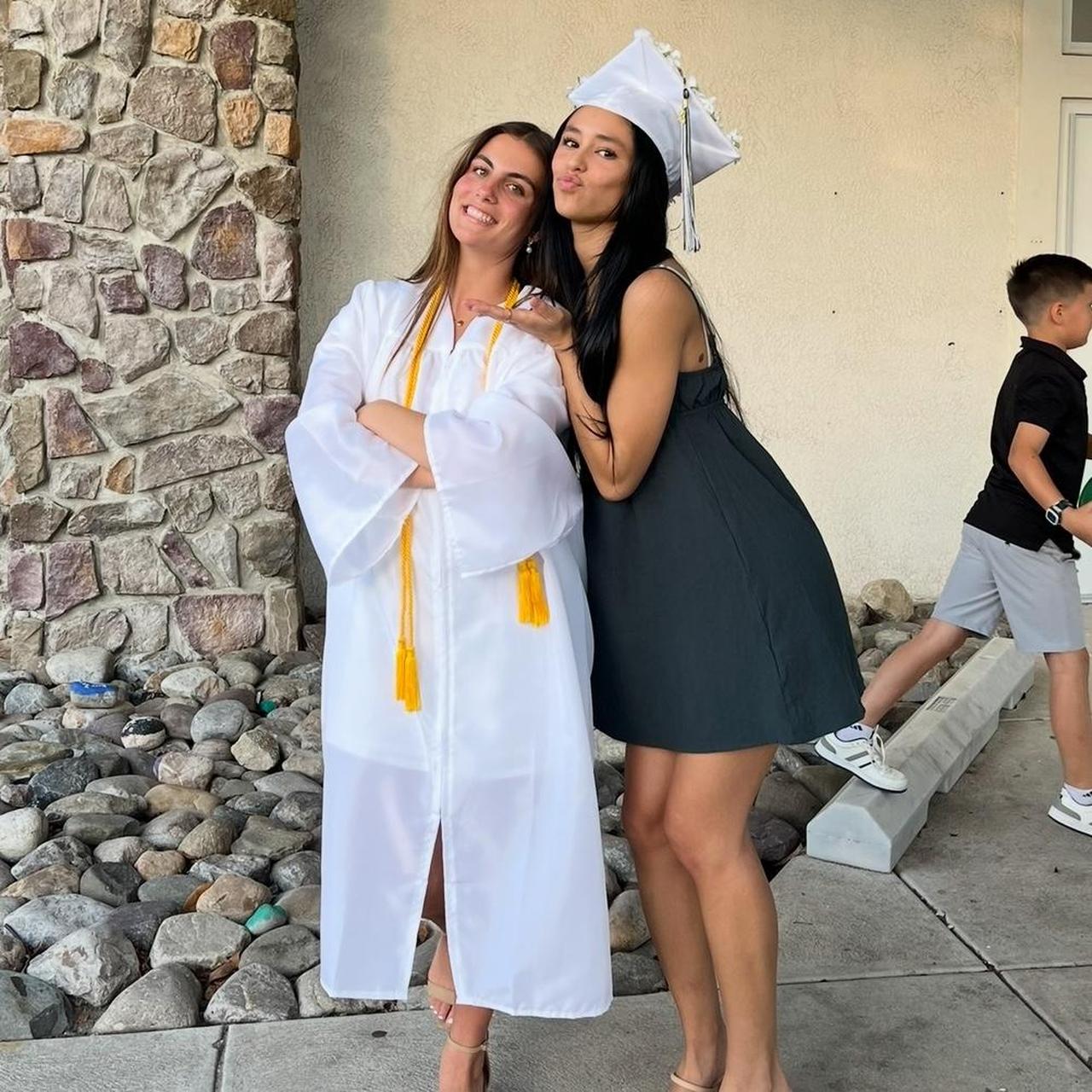 green sundress i watched my bsf graduate in this... | Depop