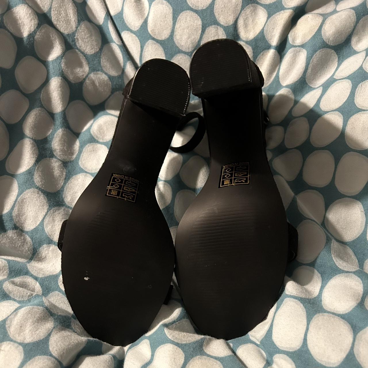 Black pretty little thing heels Brought for an... - Depop