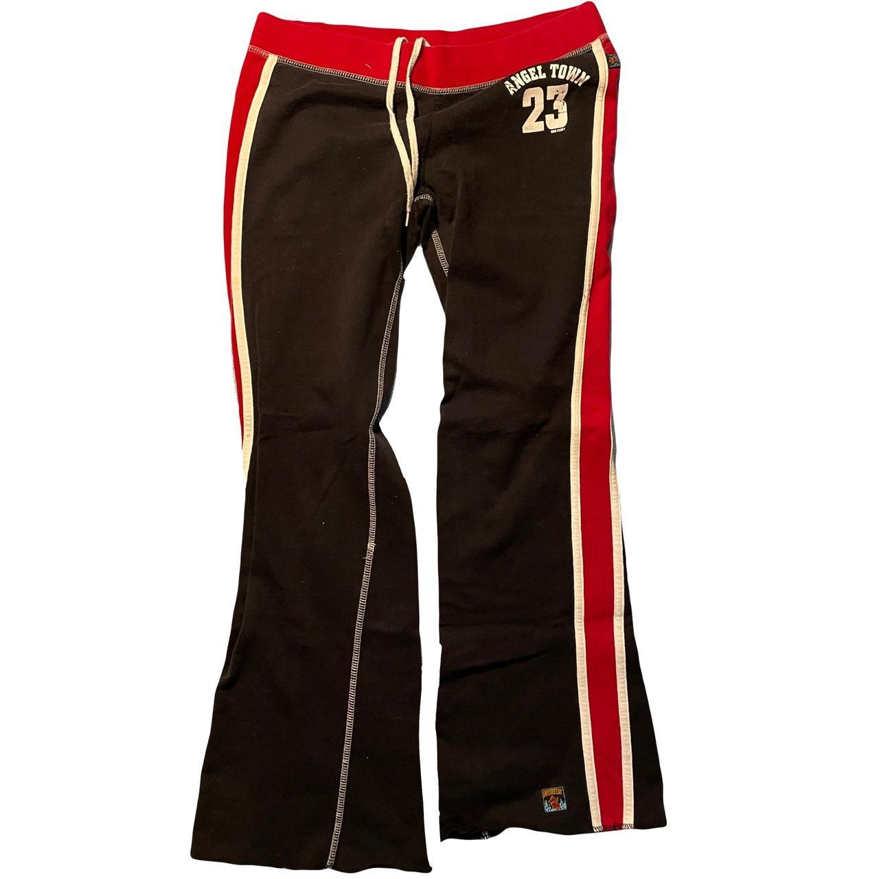 Big flirt y2k angel town track suit low rise sweats... - Depop