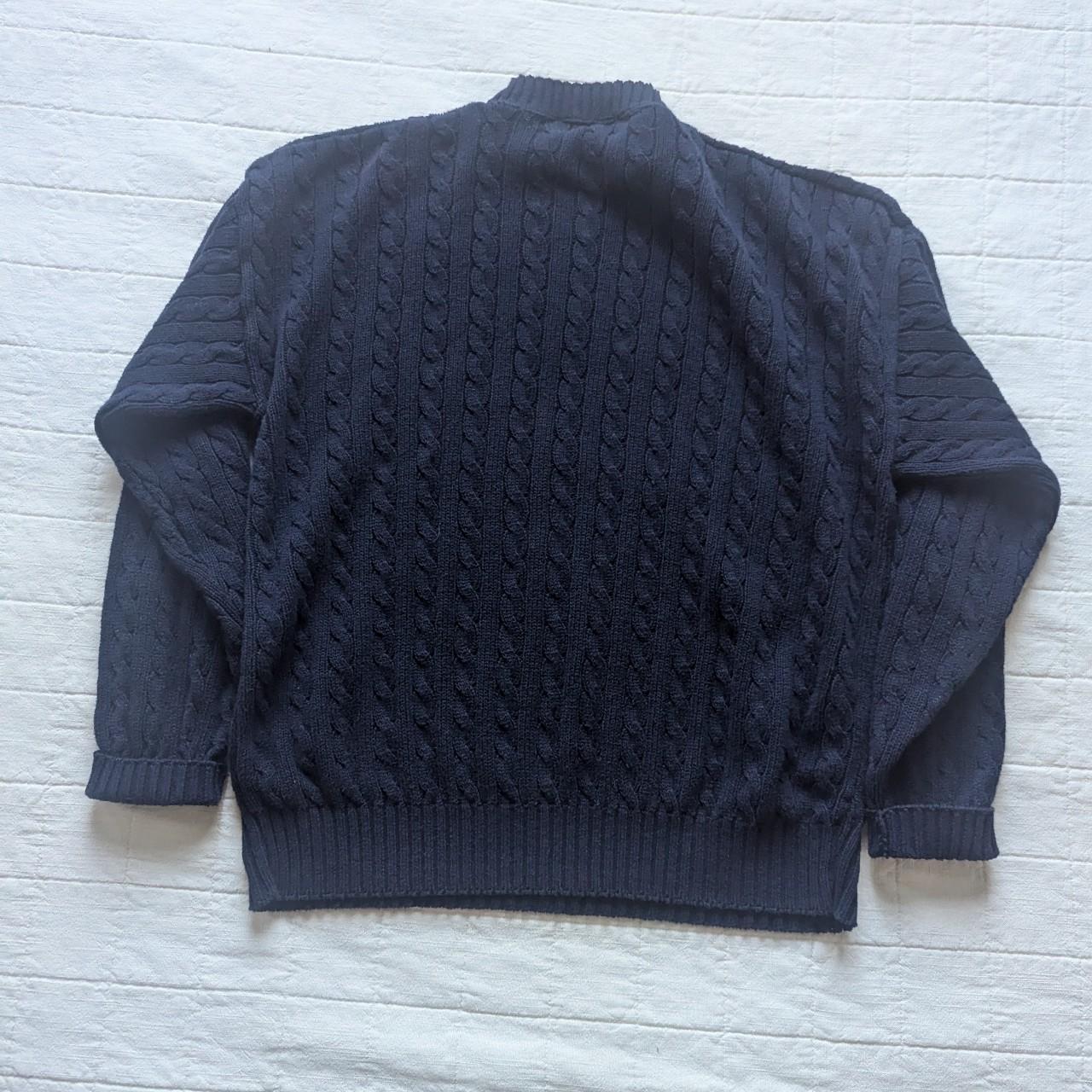 Vintage Nantucket Cable knit Sweater Made in USA... - Depop