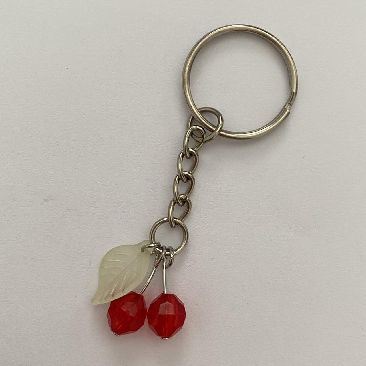 Red Cherry key ring