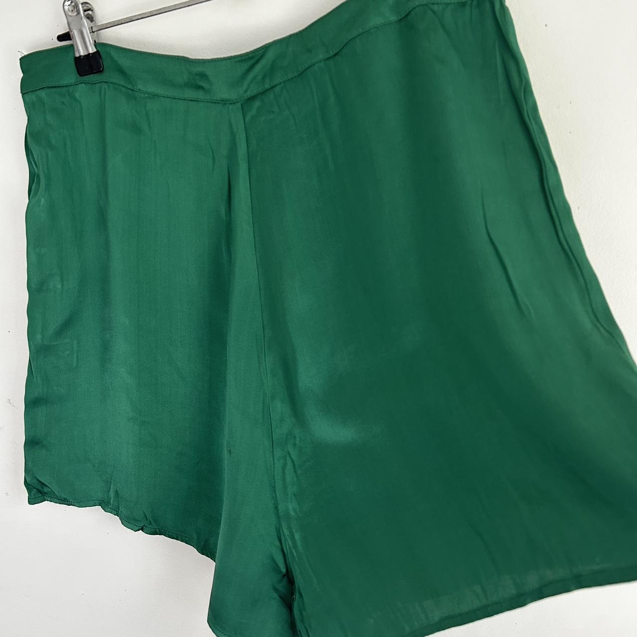 Auguste the Label Beautiful green satin button... - Depop