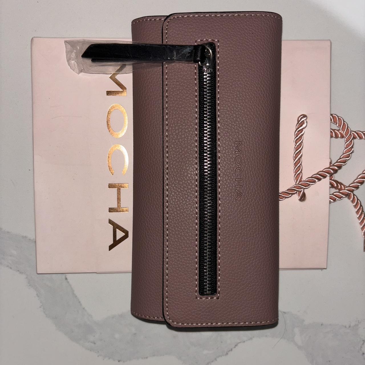 Selling Mocha wallet brand new with dust bag. - Depop