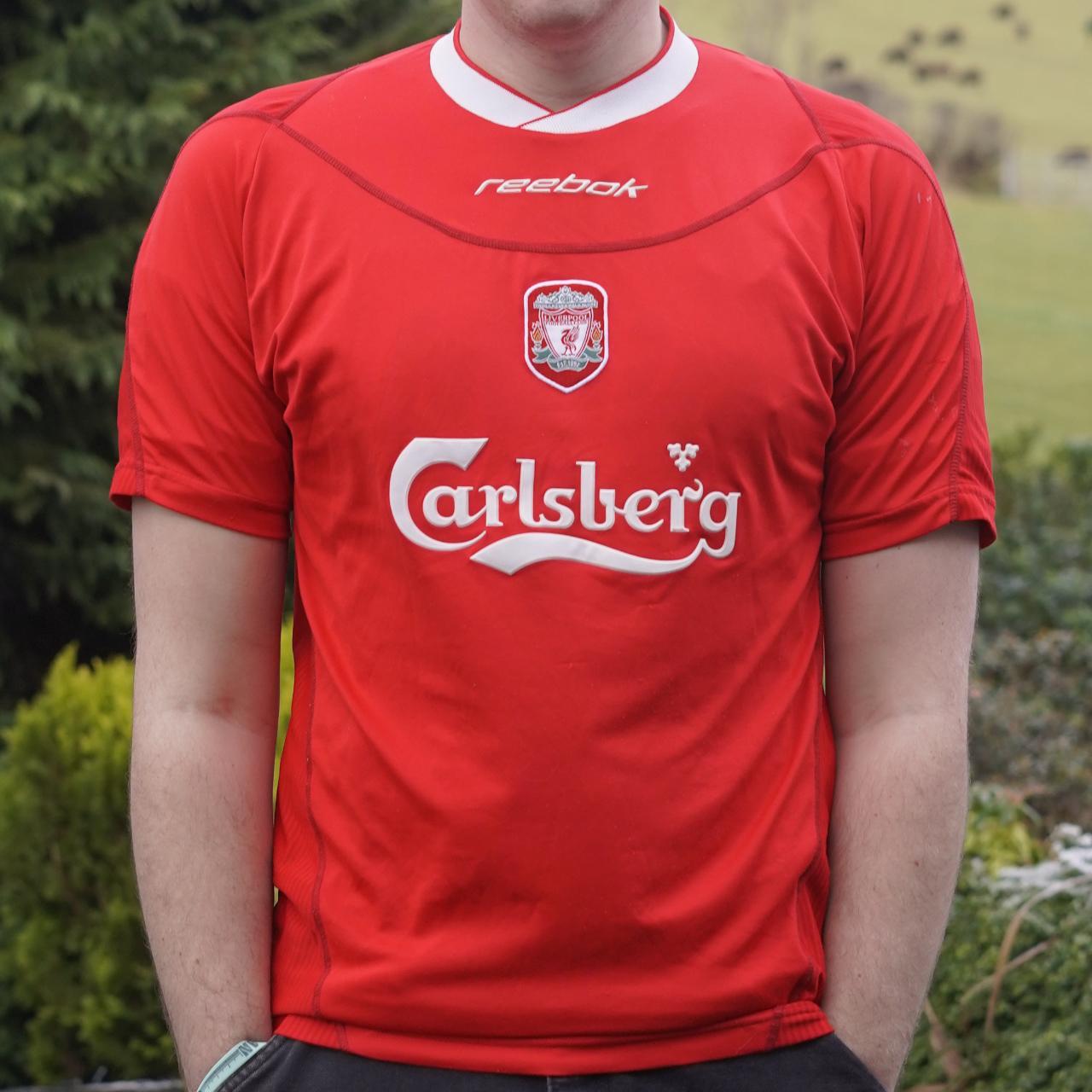 2001/02 Liverpool Home Shirt by Reebok. Size:... - Depop