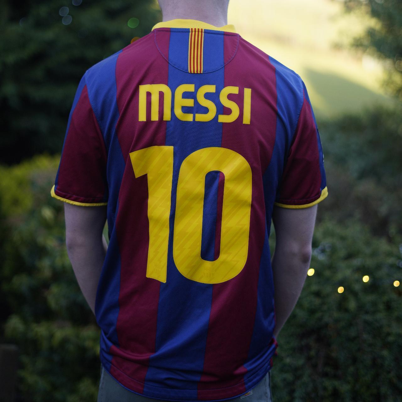 2010/11 Barcelona Home Shirt by Nike - Messi... - Depop
