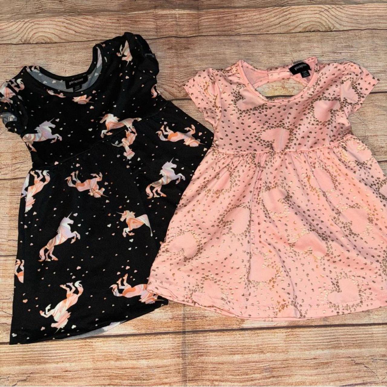 Picapino Baby Girl 12 Month Dresses EUC Smoke and... | Depop