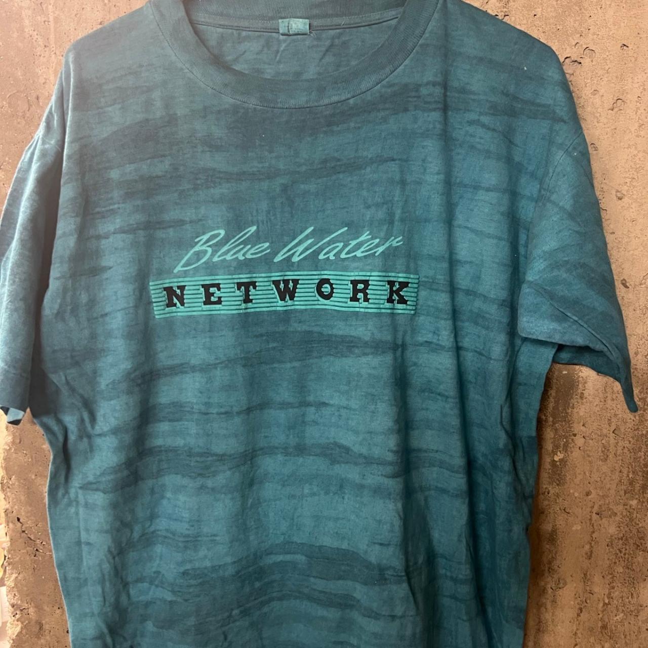 Vintage Blue Water Networks Technology Promotional... | Depop